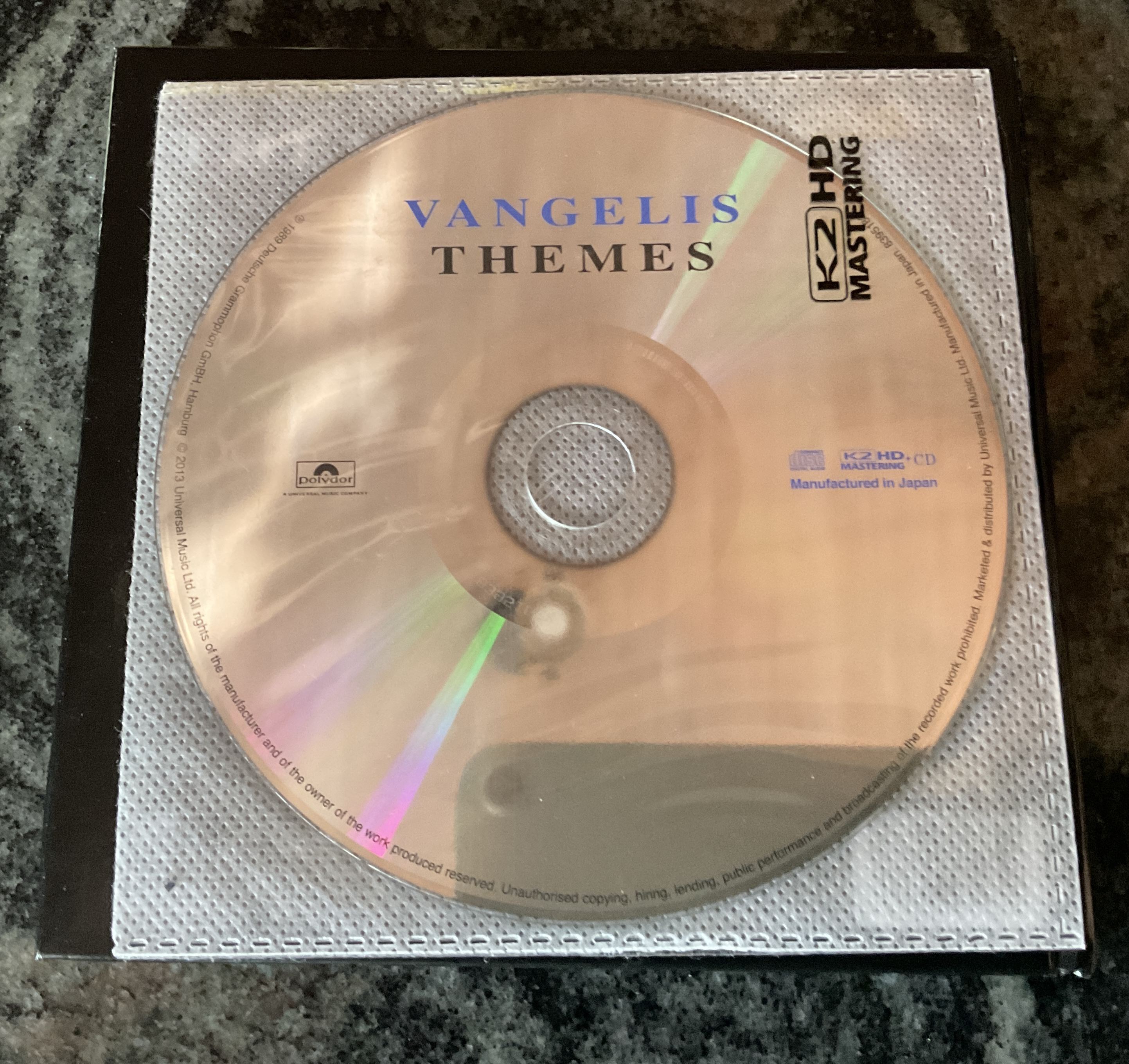 VANGELIS "Themes" K2 HD Mastering CD - Vinyl, CD, and Blu-ray - StereoNET