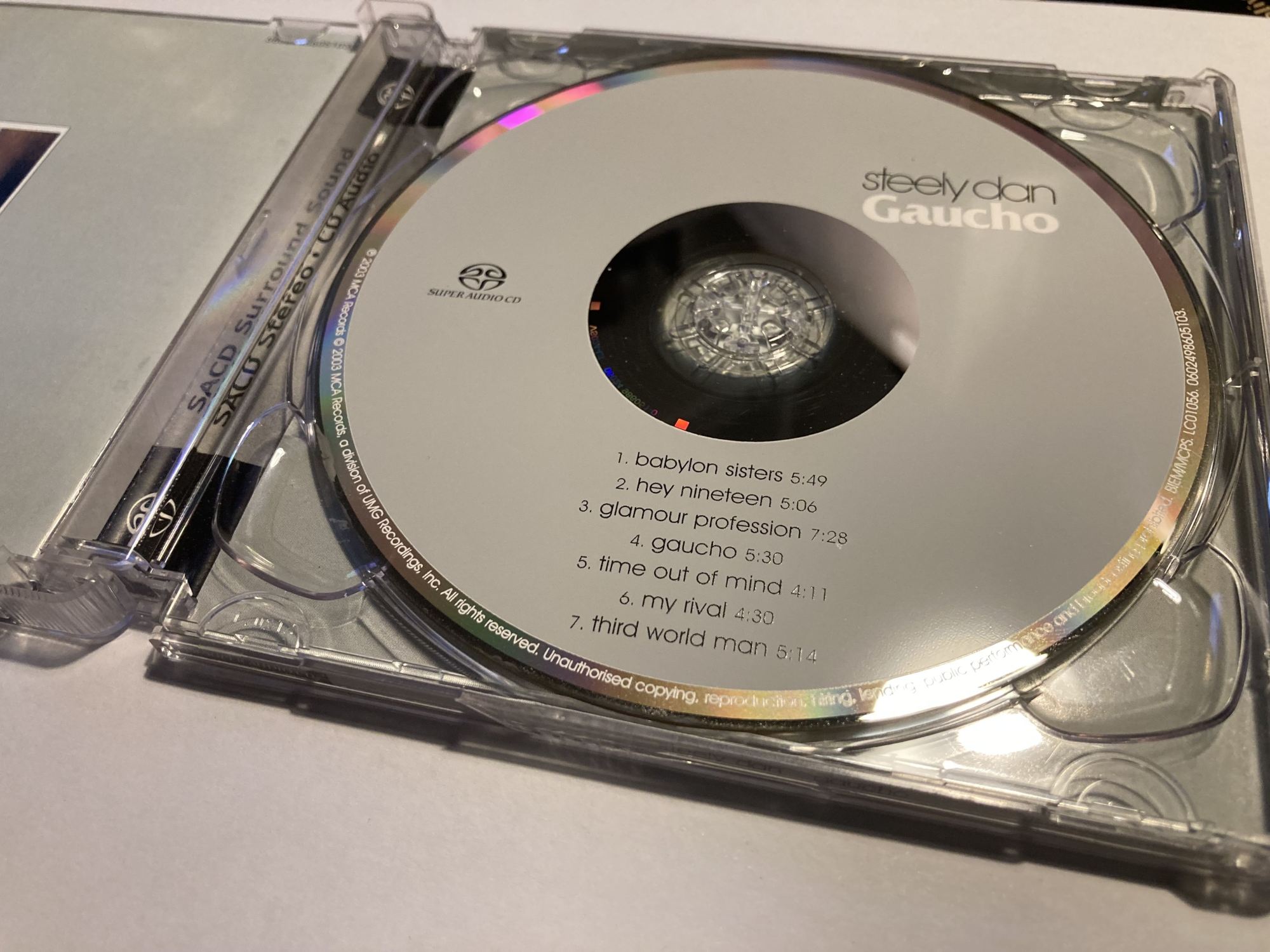 Steely Dan - GAUCHO - SACD Hybrid 2003 European - Vinyl, CD, and Blu ...
