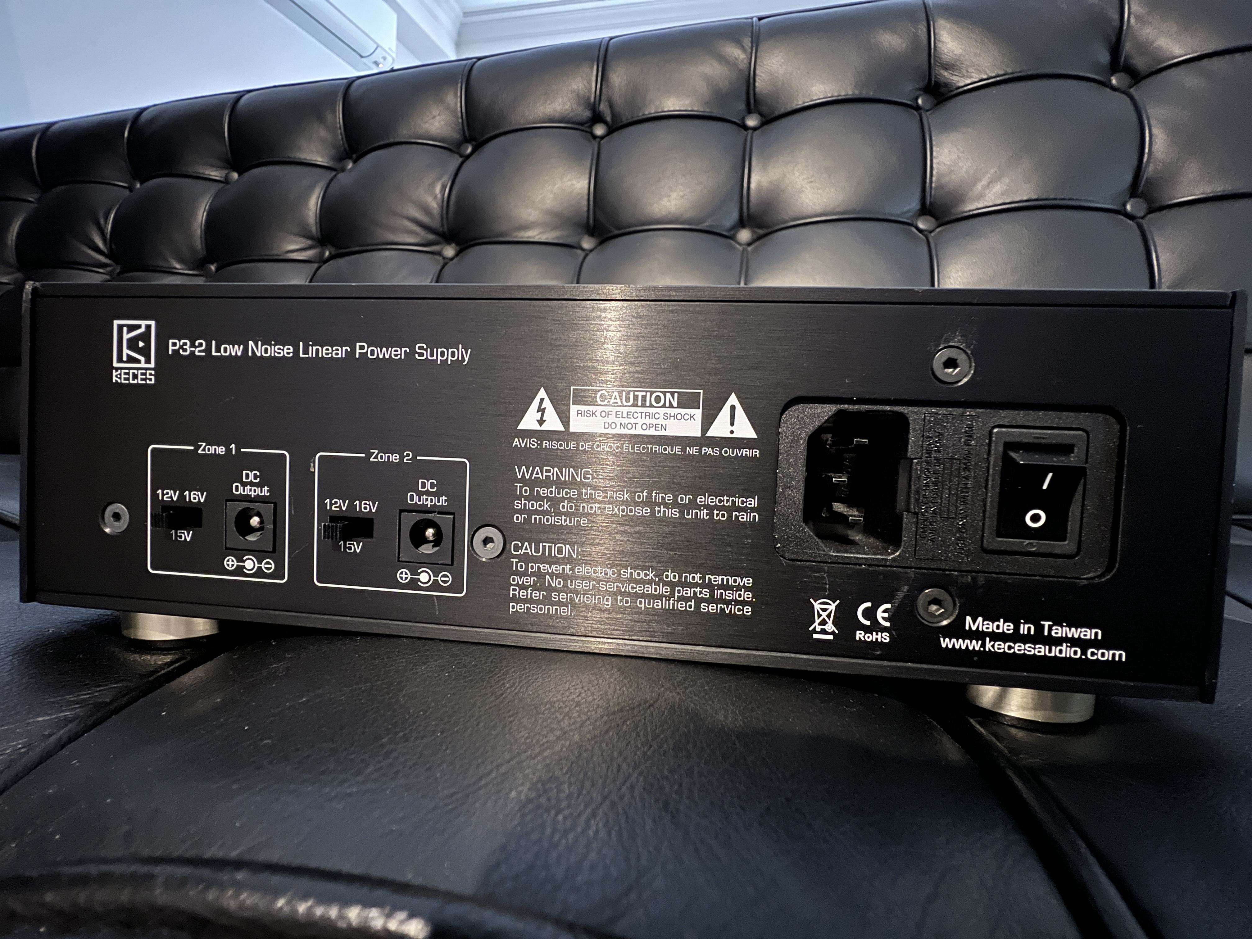 Keces P3-2 linear power supply 12v/15/16v x 2 (dual outputs) - Hi-Fi ...