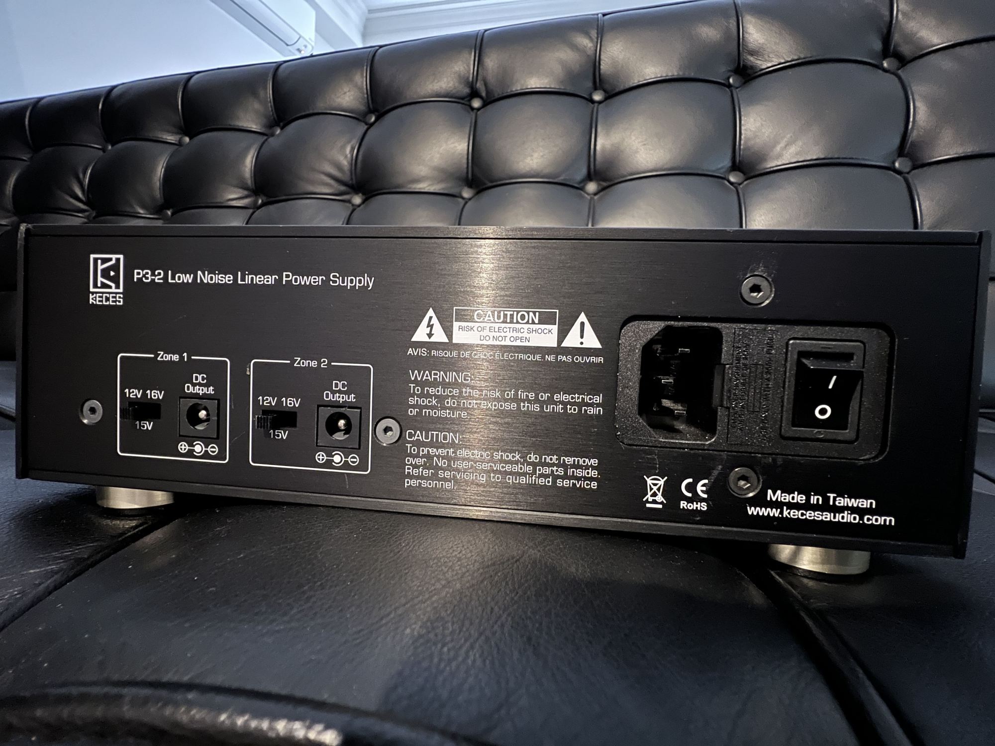 Keces P3-2 linear power supply 12v/15/16v x 2 (dual outputs) - Hi-Fi ...