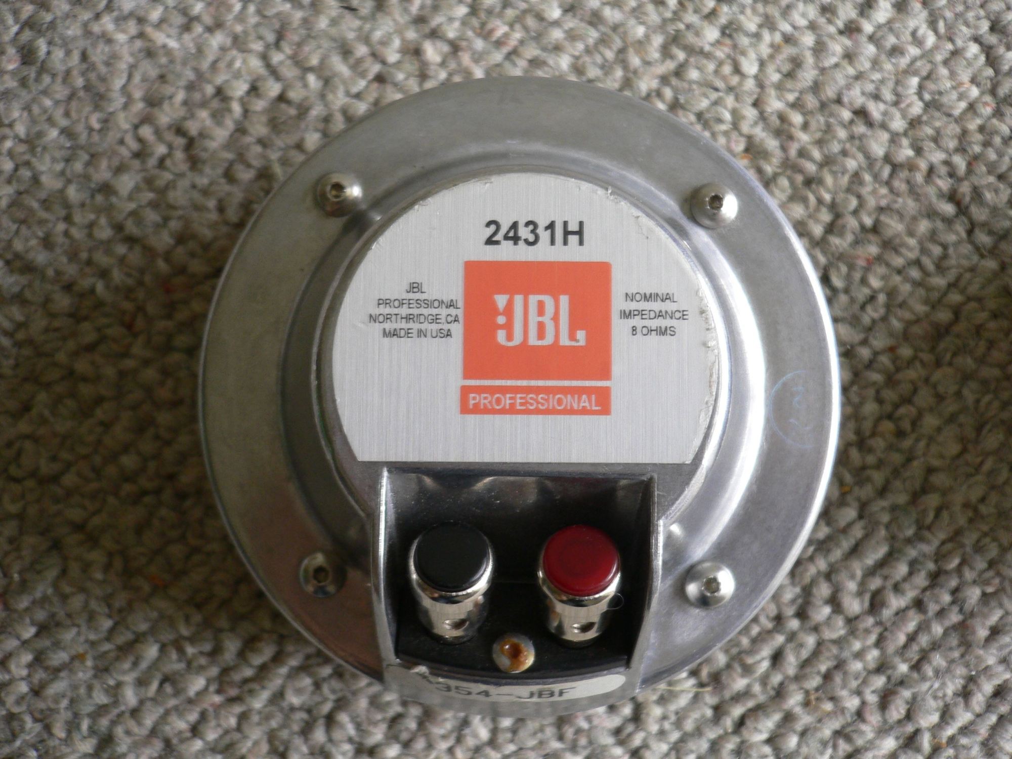 JBL 2431H Compression Drivers 1.5", pair - Hi-Fi and Cinema Cables ...