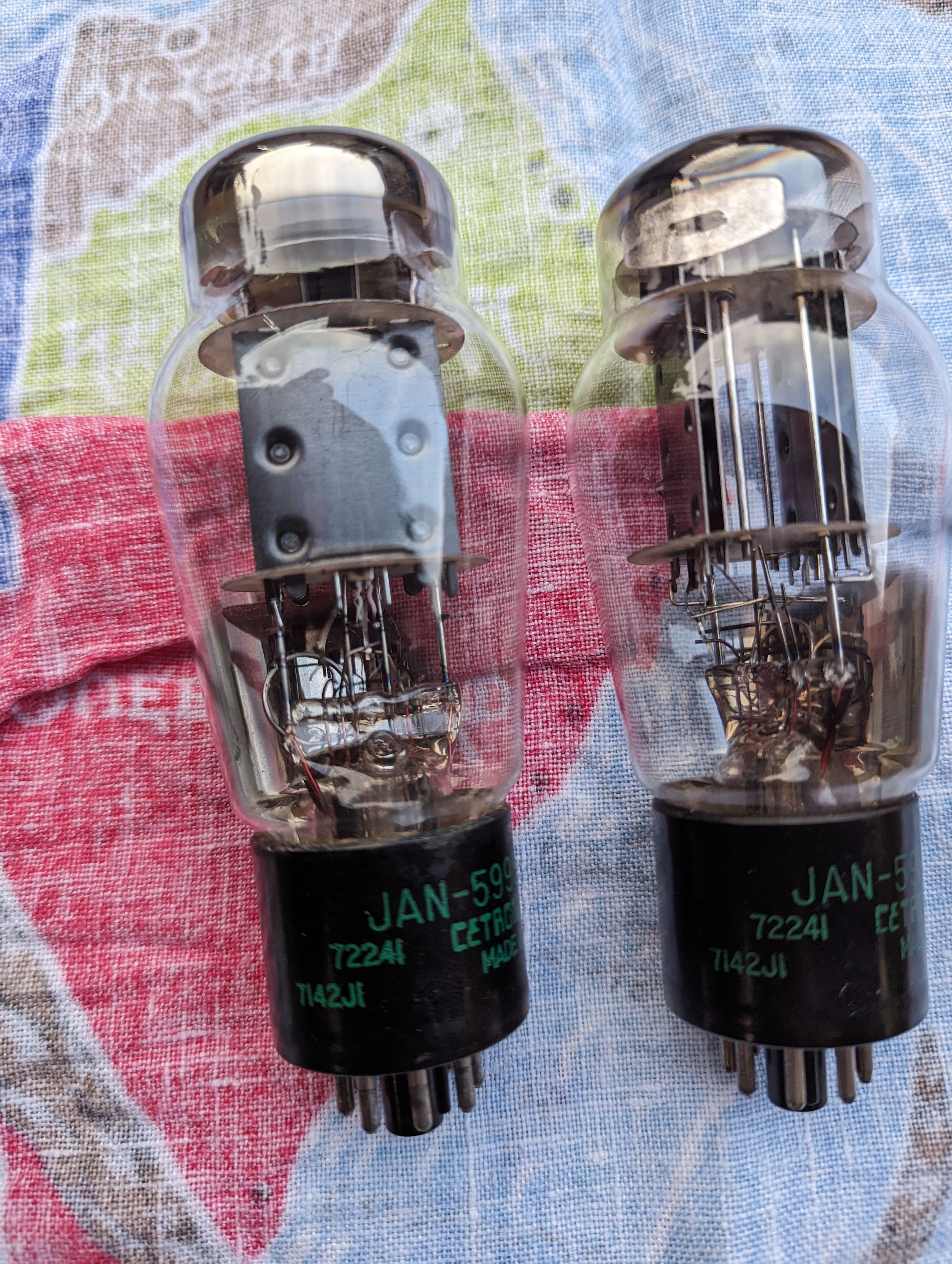 X2 5998 tung sol Centron date matched tubes. - Hi-Fi and Cinema Cables ...