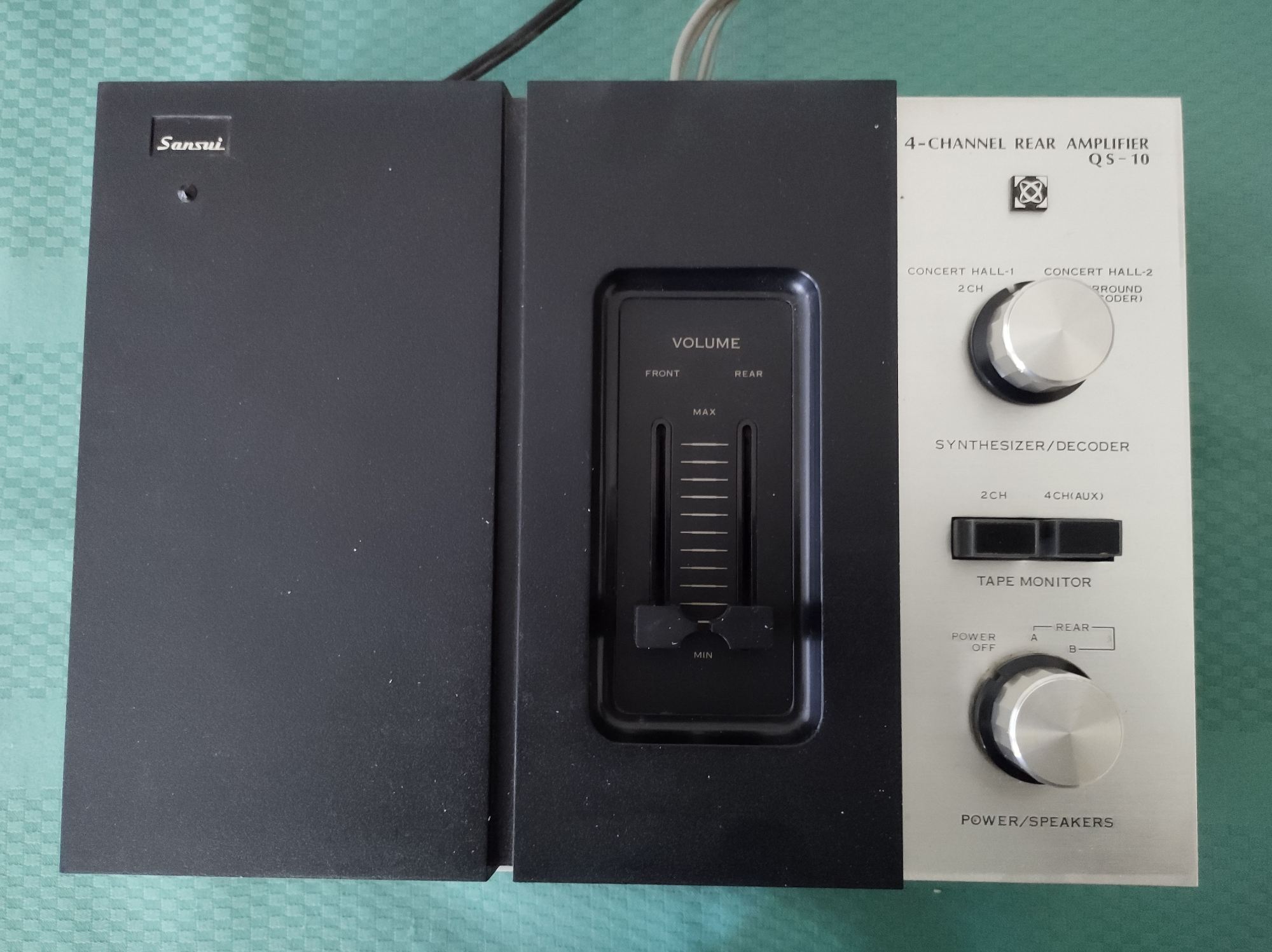 Quadraphonic (QS) System: Amps, Turntable & Speakers - Stereo, Home ...