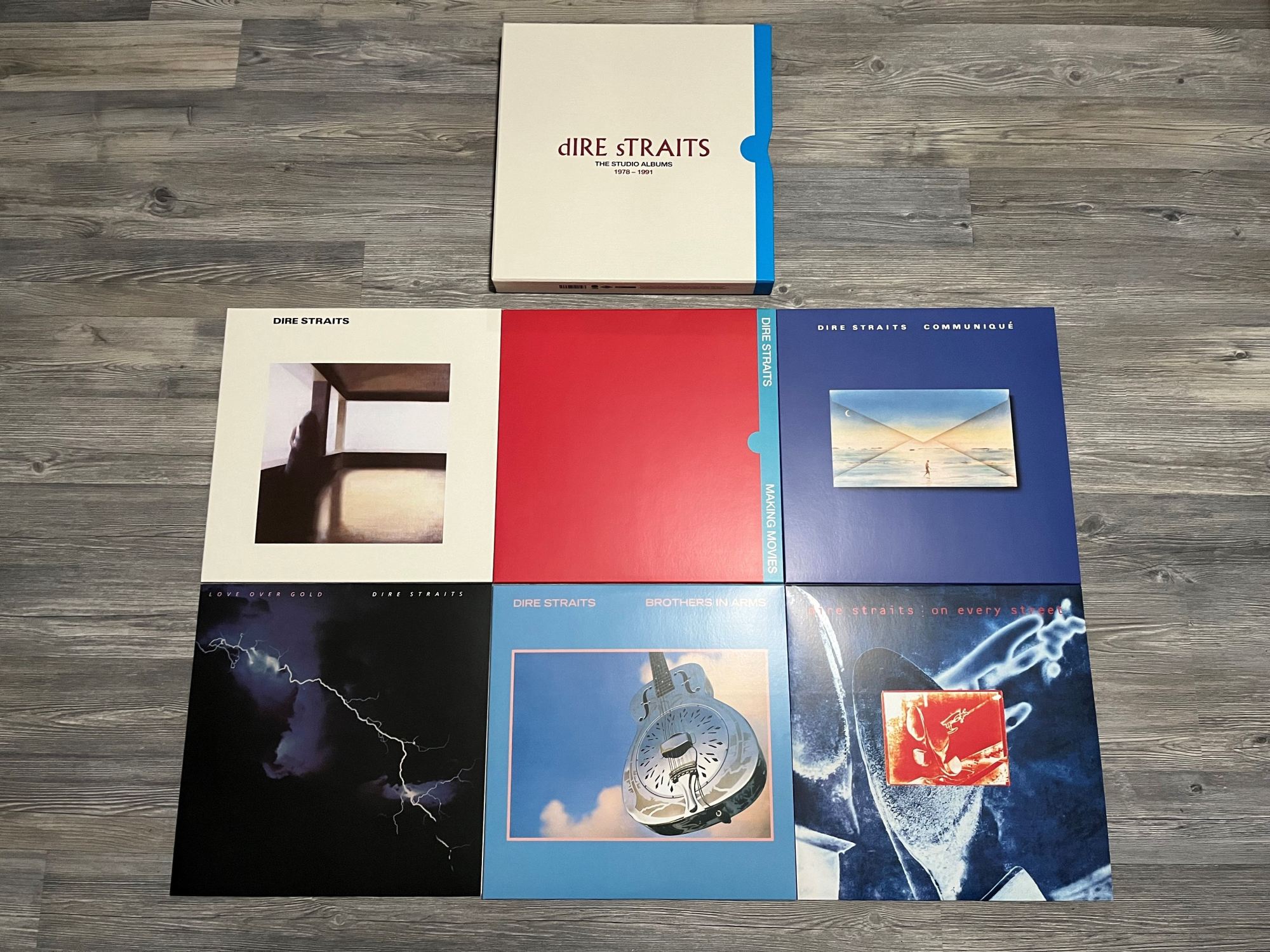 Dire Straits - The Studio Albums 1978-1991 - 8 x 180g Vinyl - Vinyl, CD, and Blu-ray - StereoNET