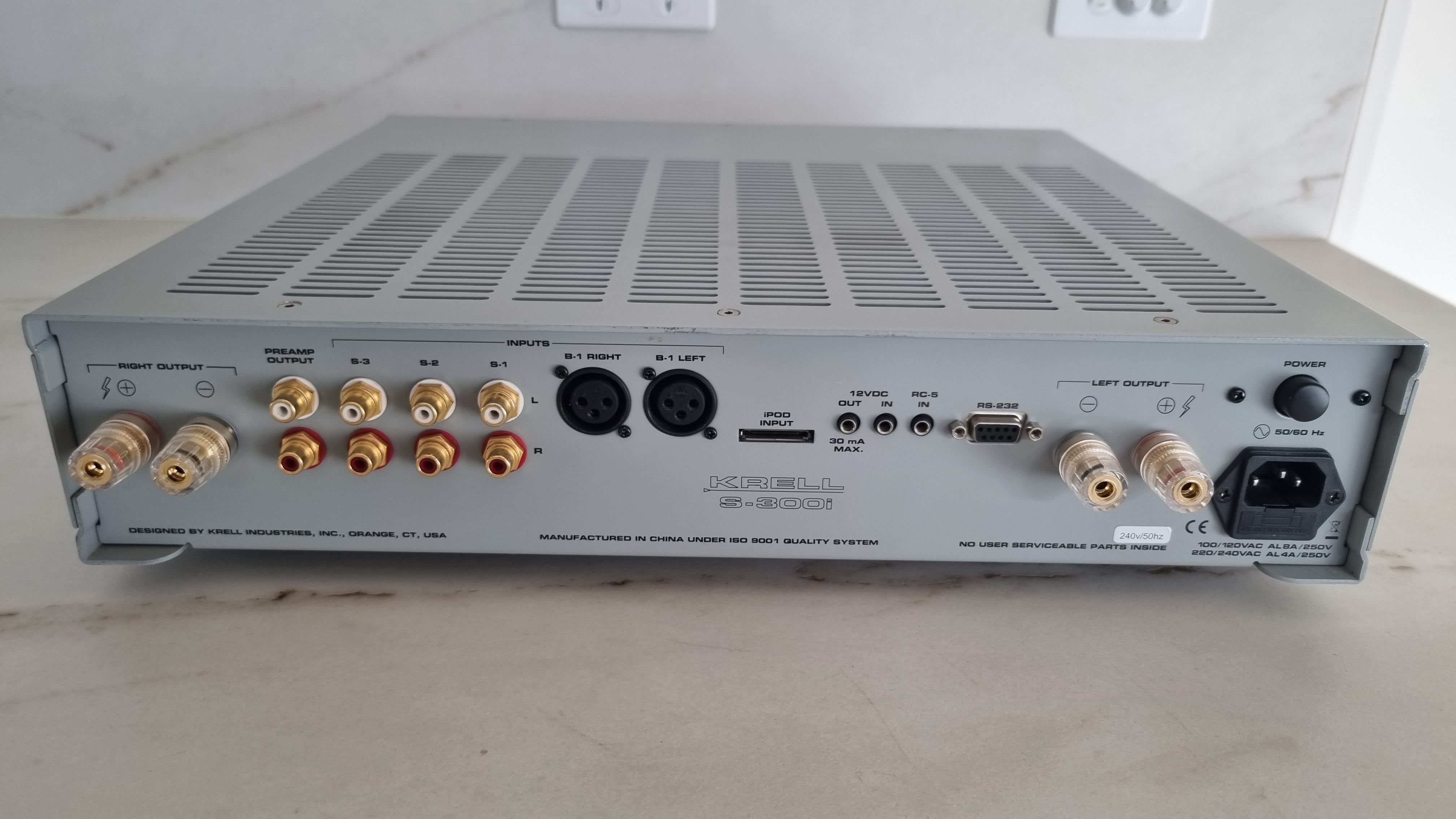 Krell S300i Integrated Amplifier in Prestine Condition - Stereo, Home ...