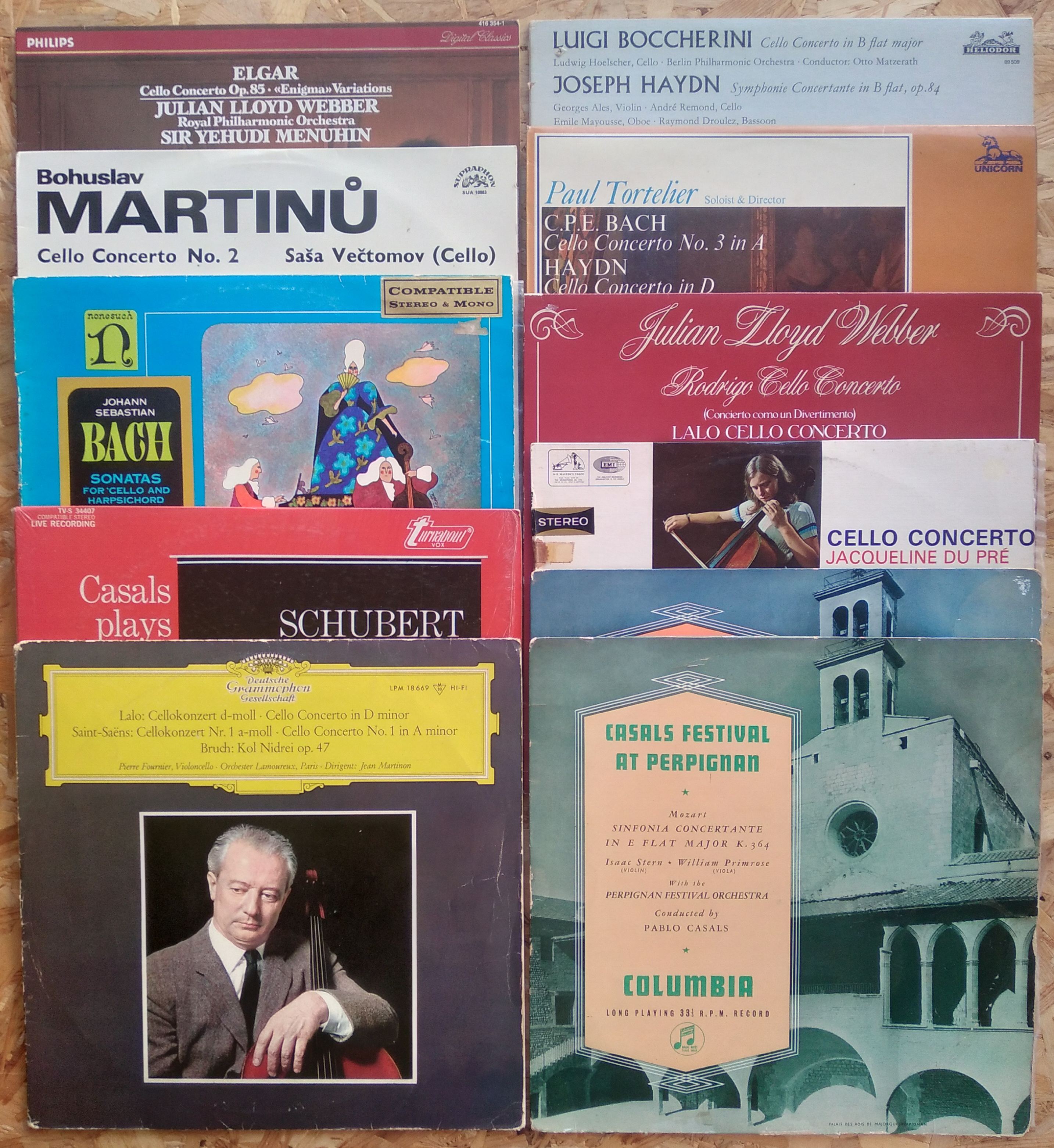 ...PENDING... Classical cello vinyl record LP bundle of 11 - Vinyl, CD ...