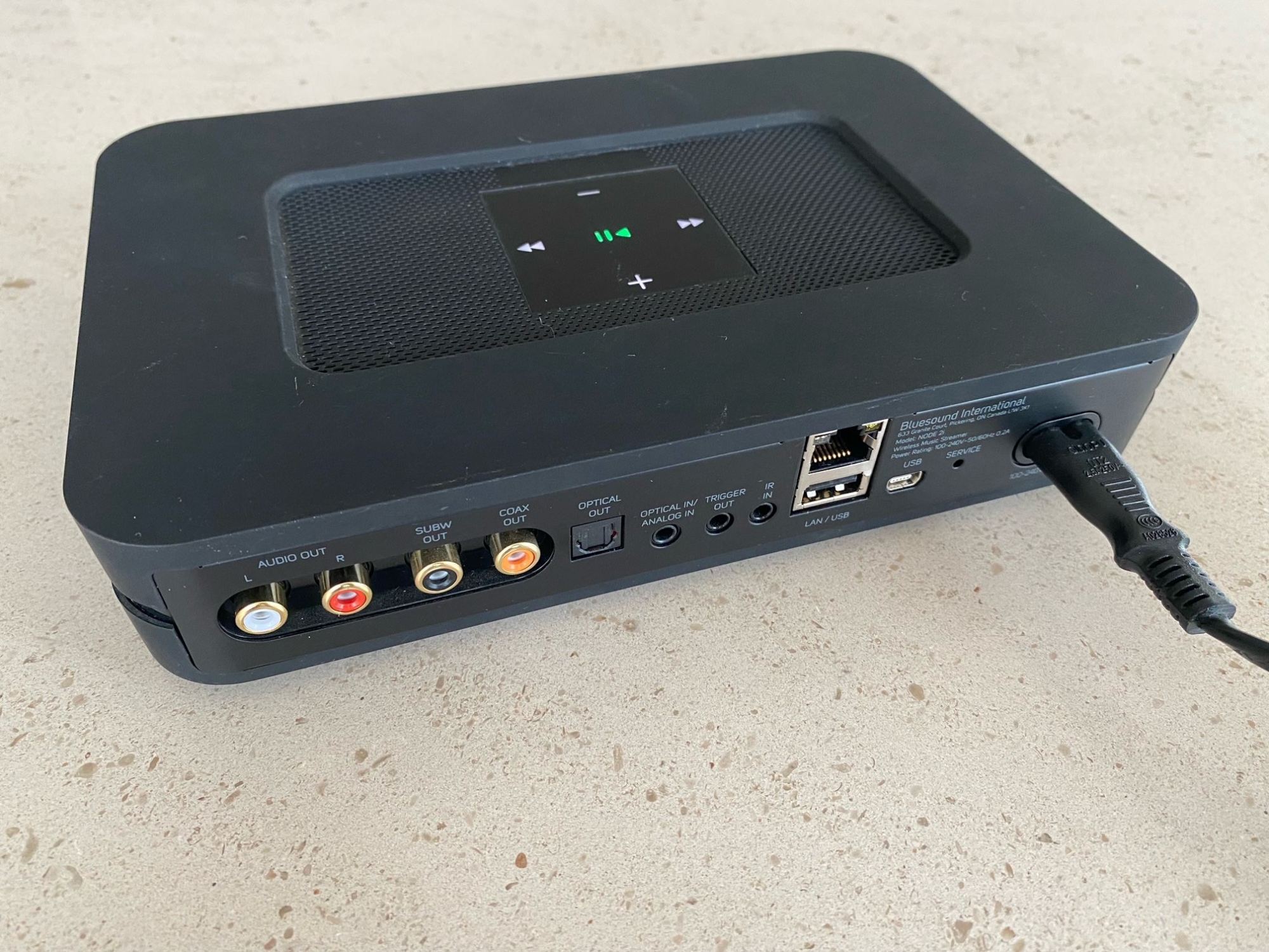 Bluesound Node 2i pre-amplifier music streamer black |﻿ Stereo, Home ...