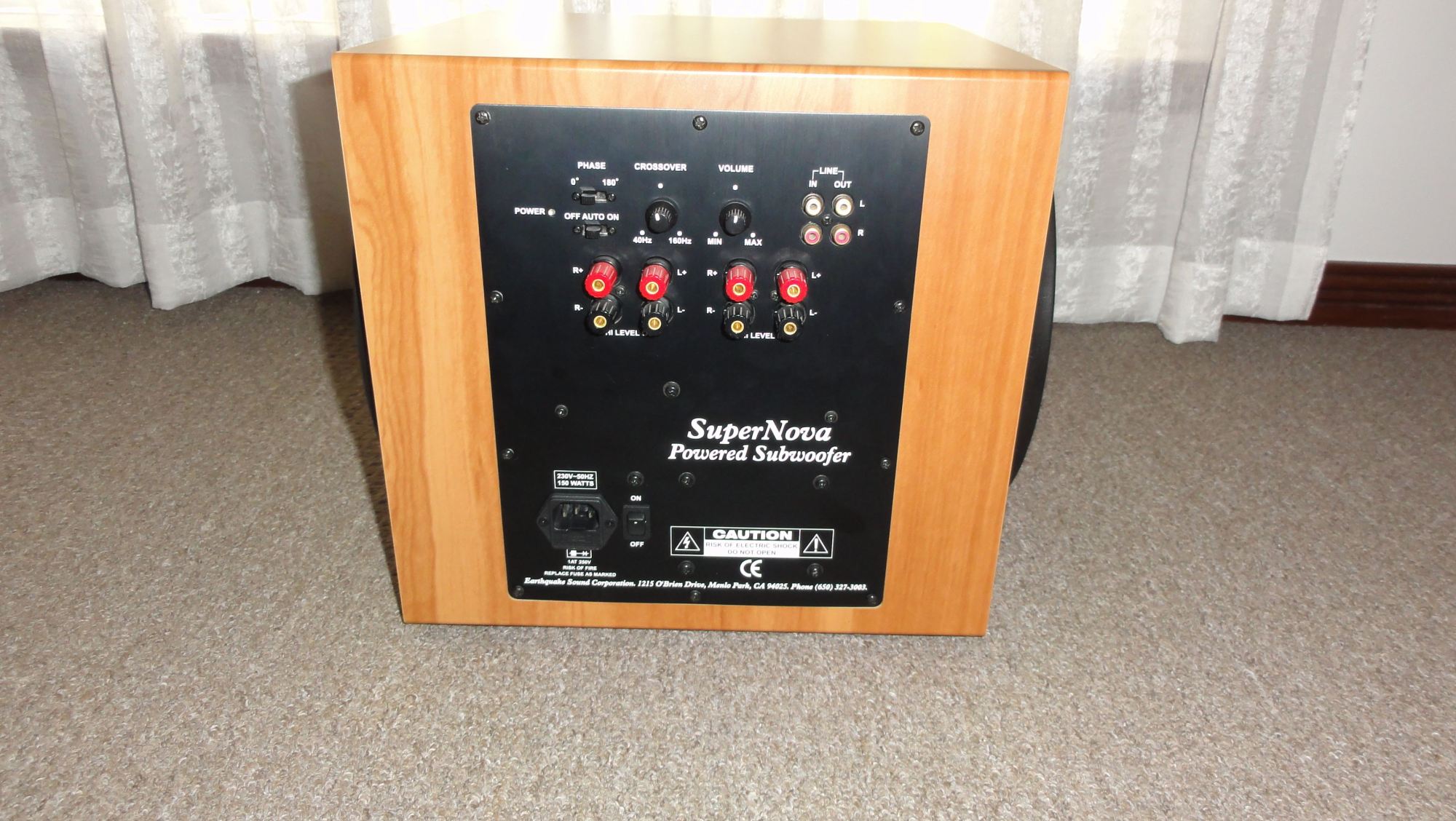 Earthquake SUPER NOVA powered 10" subwoofer - Stereo, Home Cinema ...