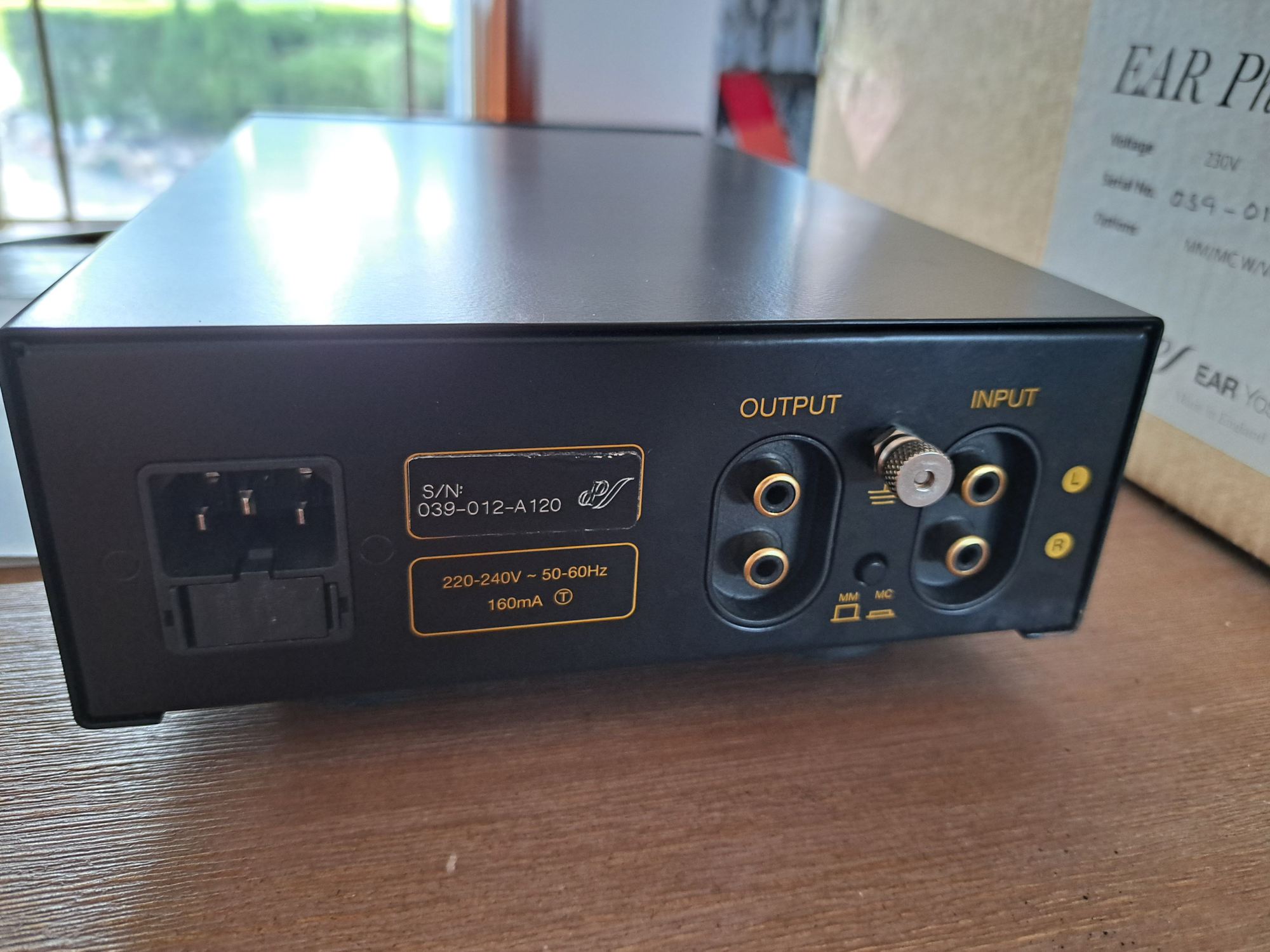 EAR PHONOBOX VALVE PHONO STAGE MM/MC (BLACK) - Stereo, Home Cinema ...