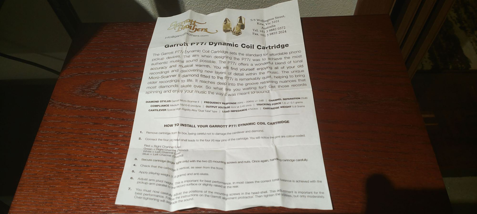 Garrott Bros P77i improved - Stereo, Home Cinema, Headphones Components ...