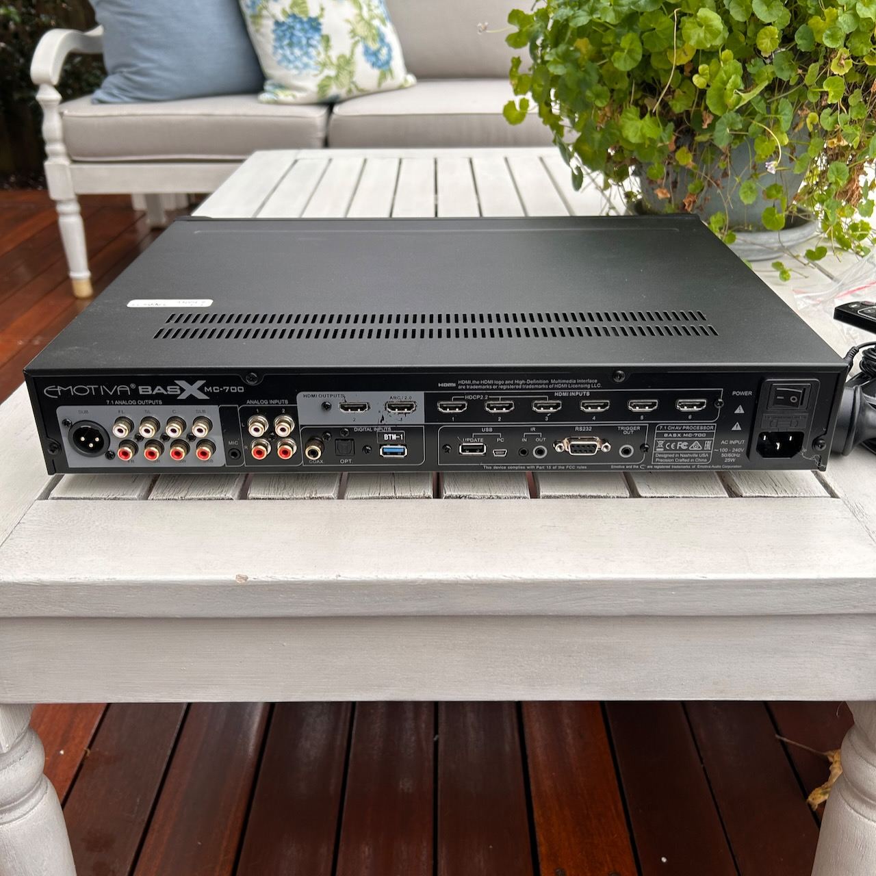 Emotiva MC-700 | 7.1 Preprocessor - Stereo, Home Cinema, Headphones ...