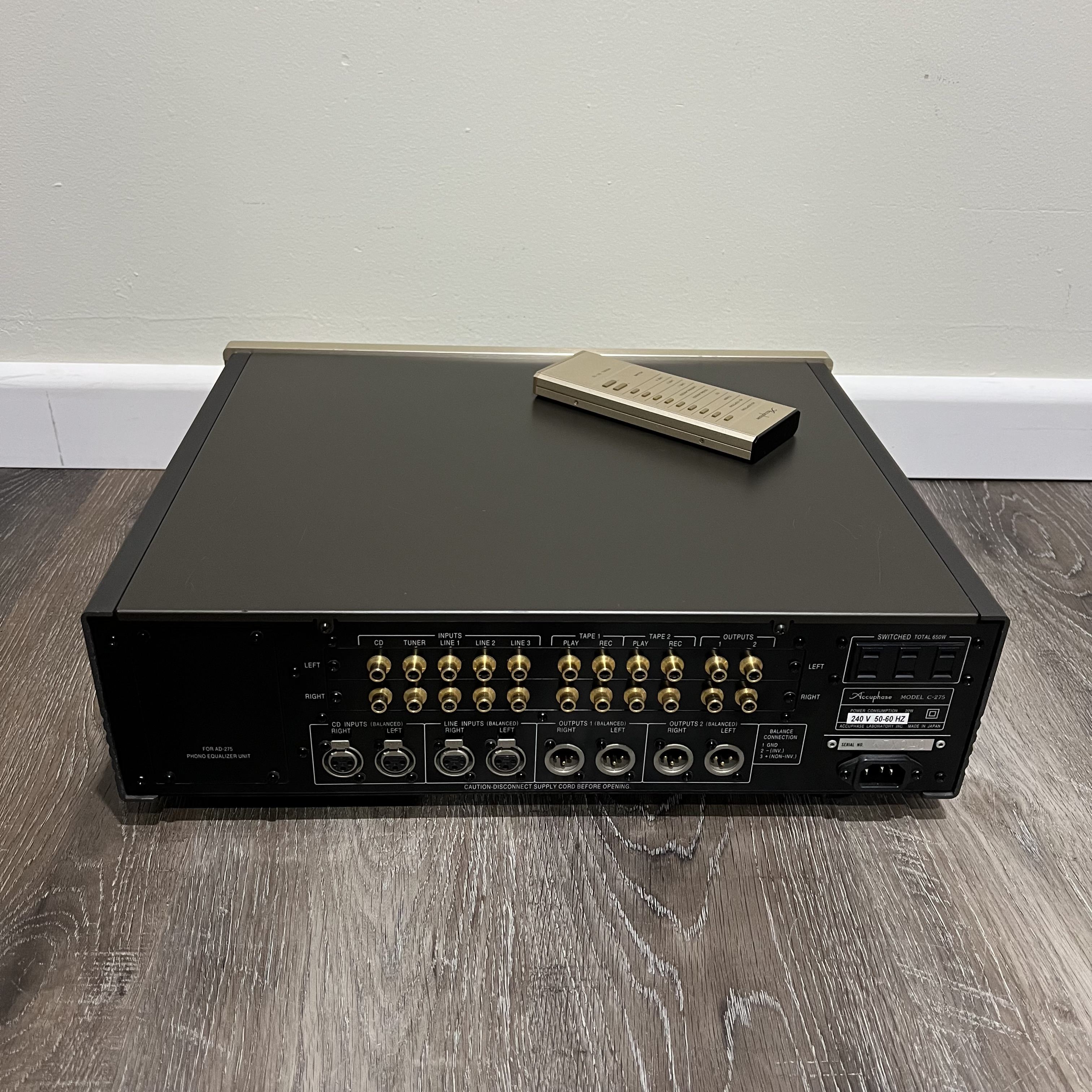 Accuphase C-275 Pre Amplifier (240 Volt) |﻿ Stereo, Home Cinema ...