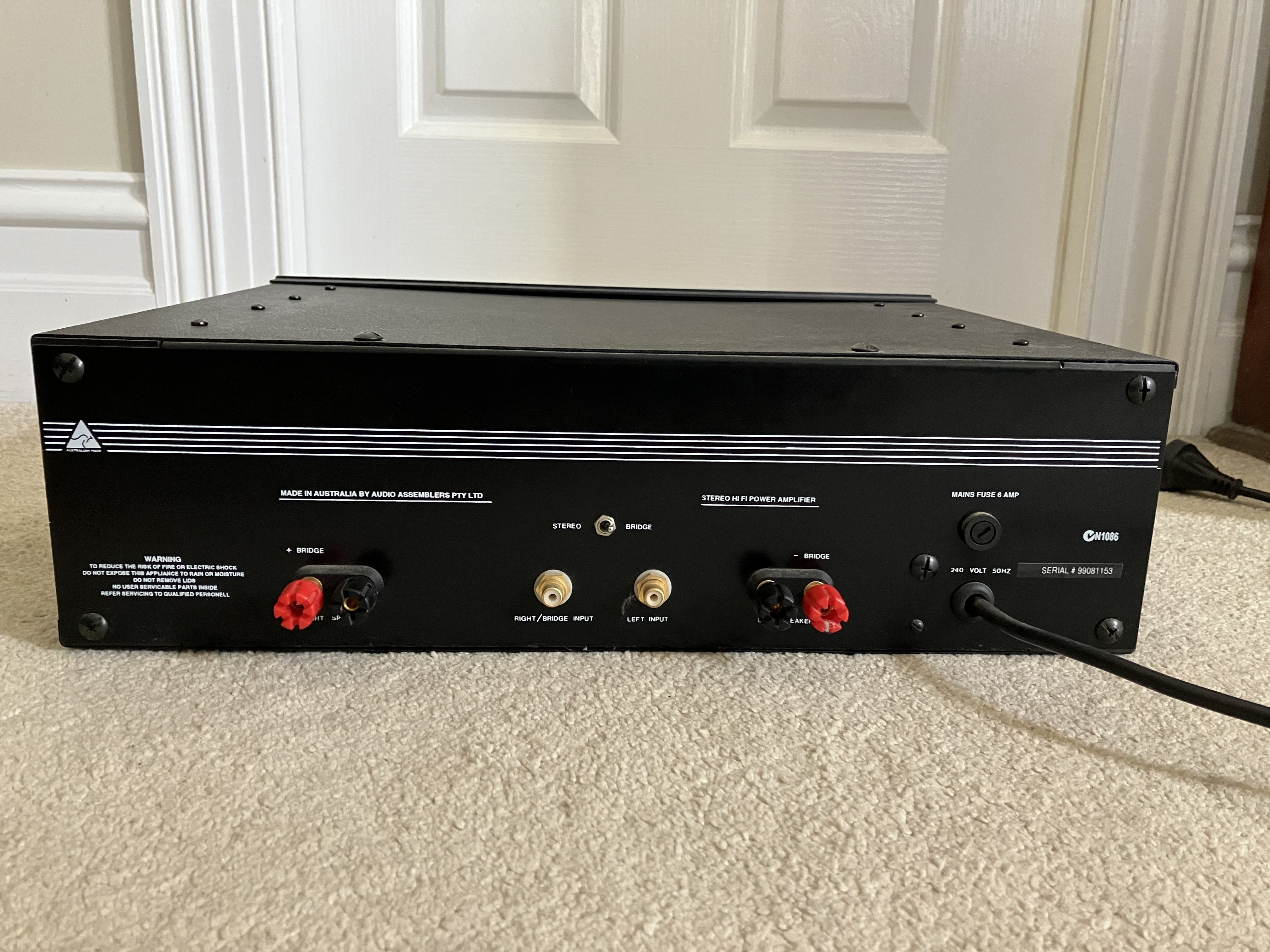 Amplifier - Theatre Technology - 500 watts from CAV - Stereo, Home ...