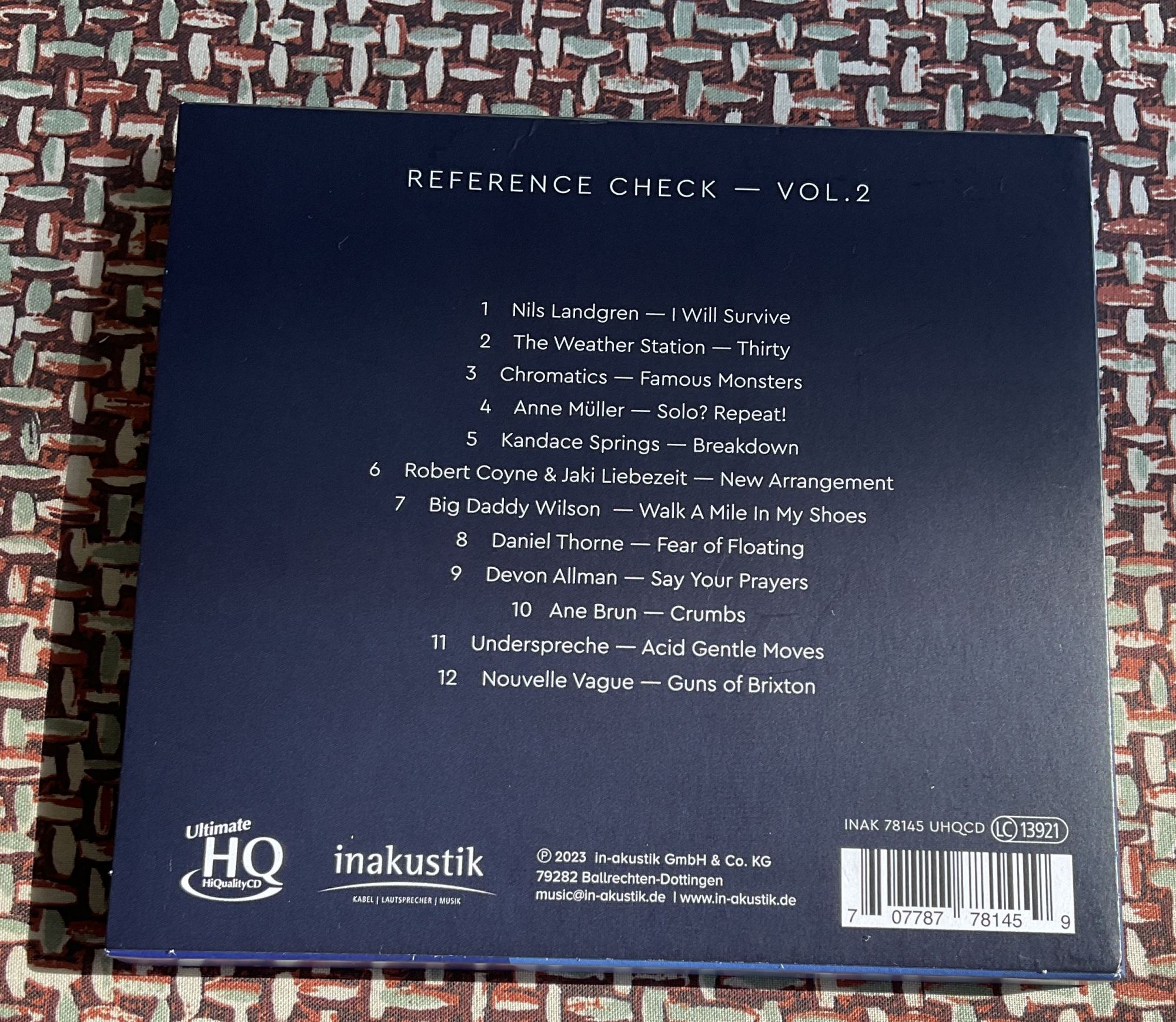 UHQCD Reference Check Vol 2: "50 Years CANTON" |﻿ Vinyl, CD, and Blu-ray