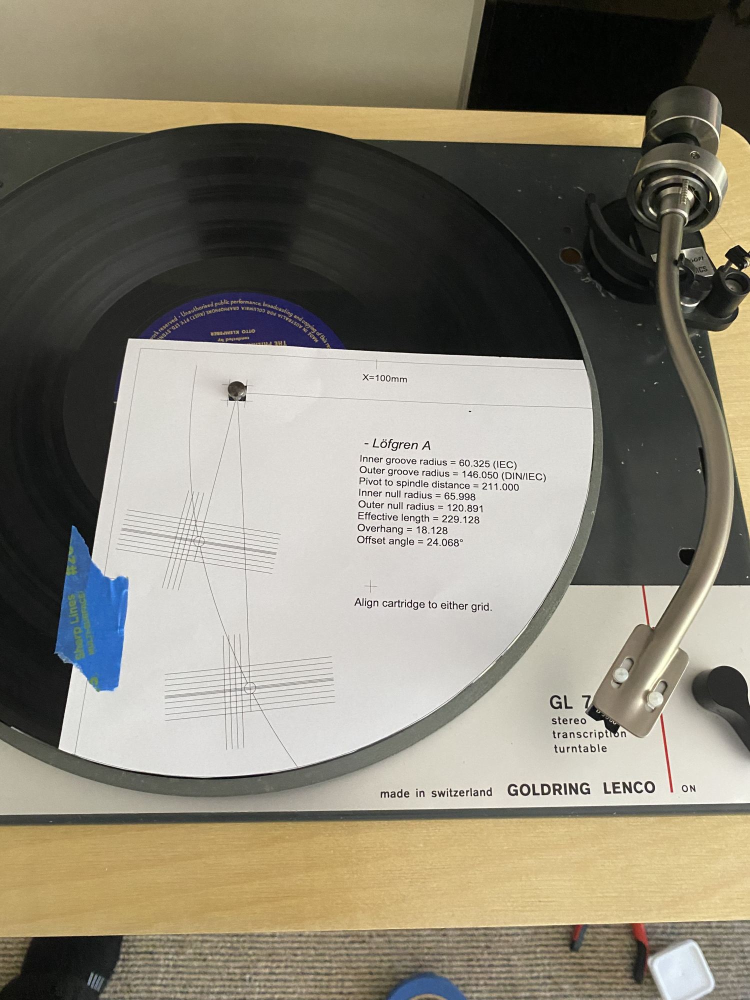 Does this overhang look about right? - Turntables, Record Players ...