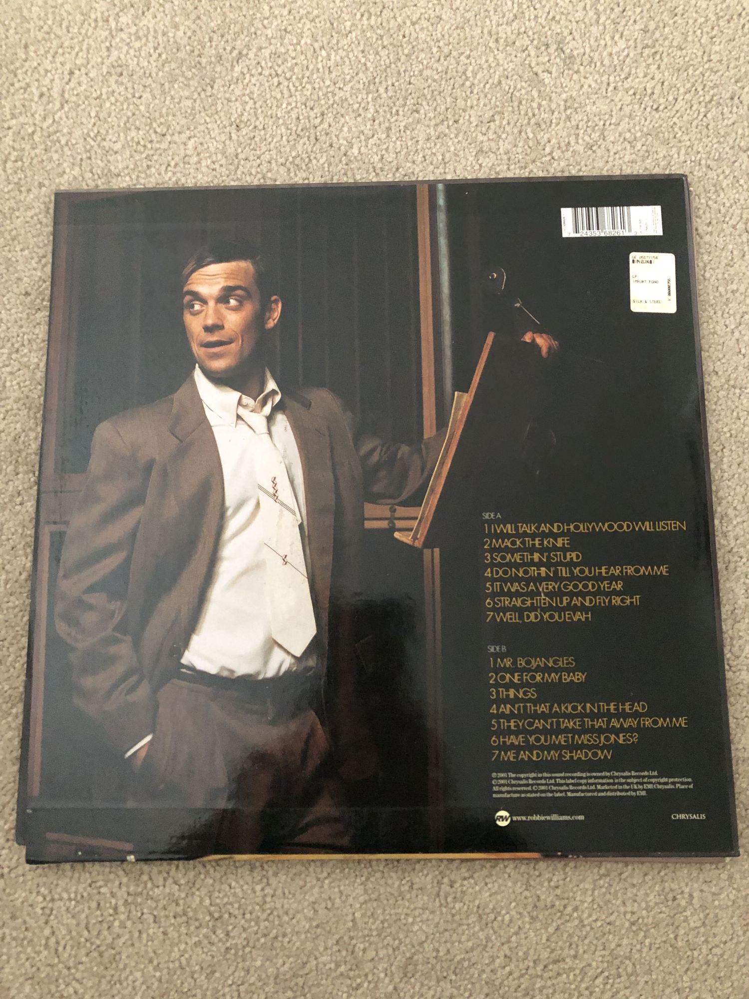Robbie Williams - Swing When You’re Winning LP Vinyl Record - Vinyl, CD ...