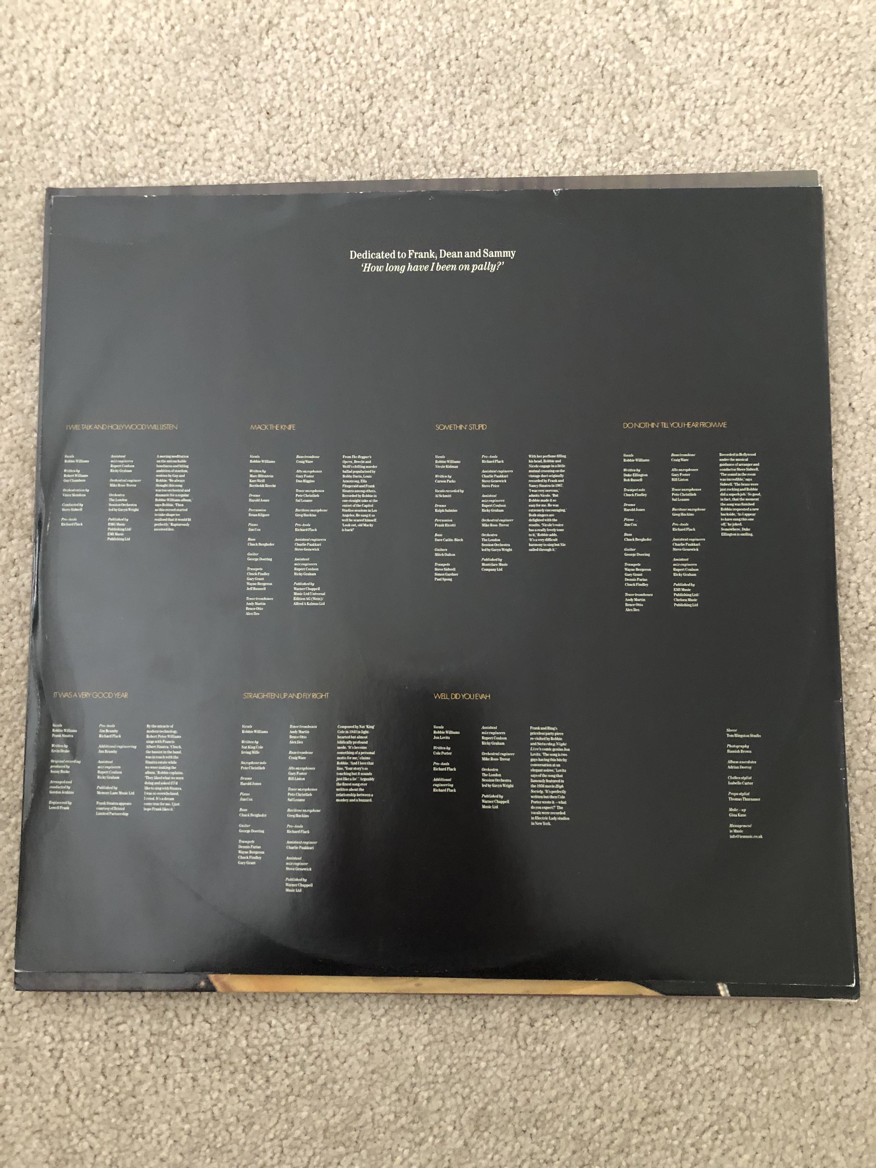 Robbie Williams - Swing When You’re Winning LP Vinyl Record - Vinyl, CD ...