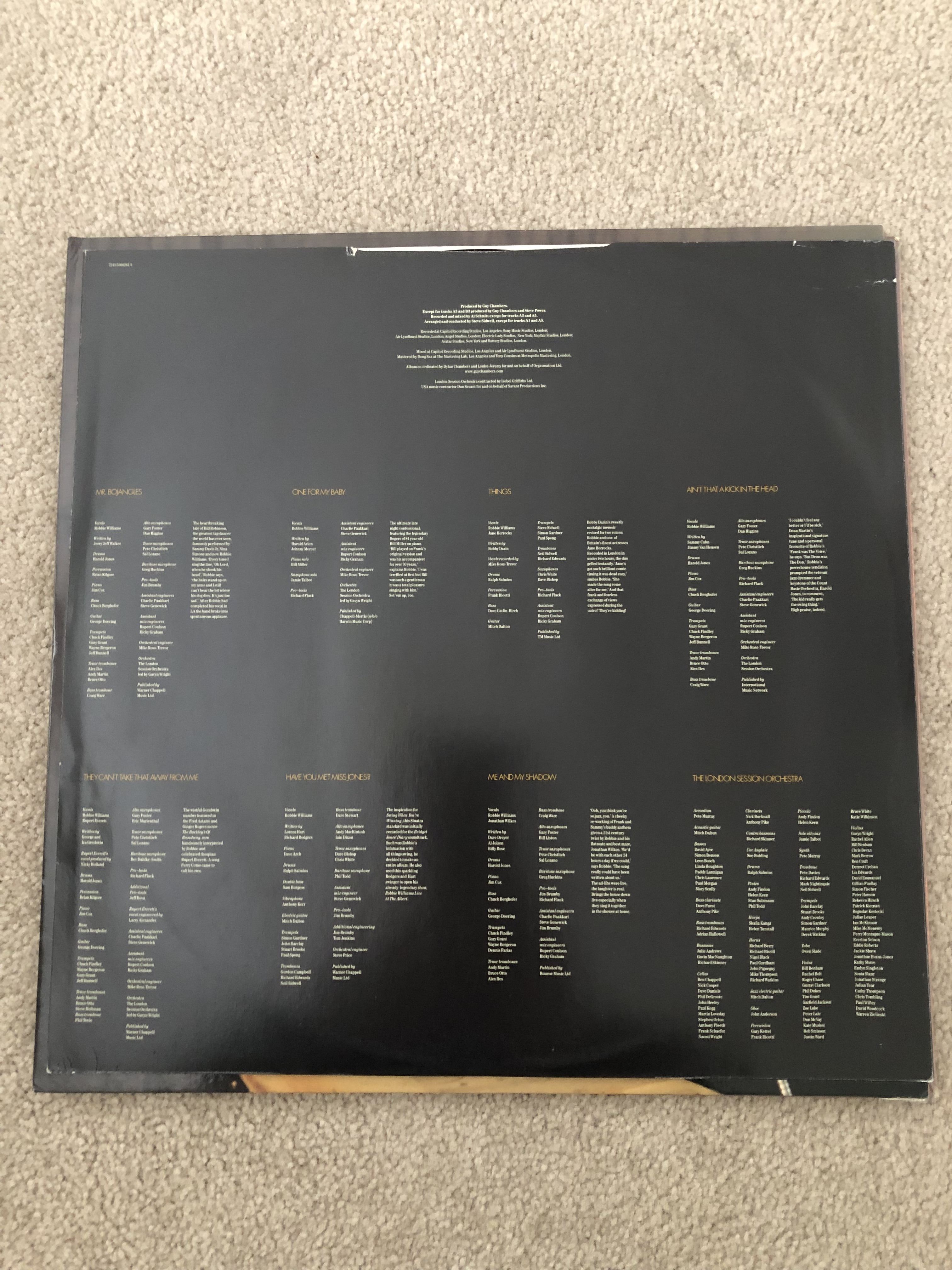 Robbie Williams - Swing When You’re Winning LP Vinyl Record - Vinyl, CD ...