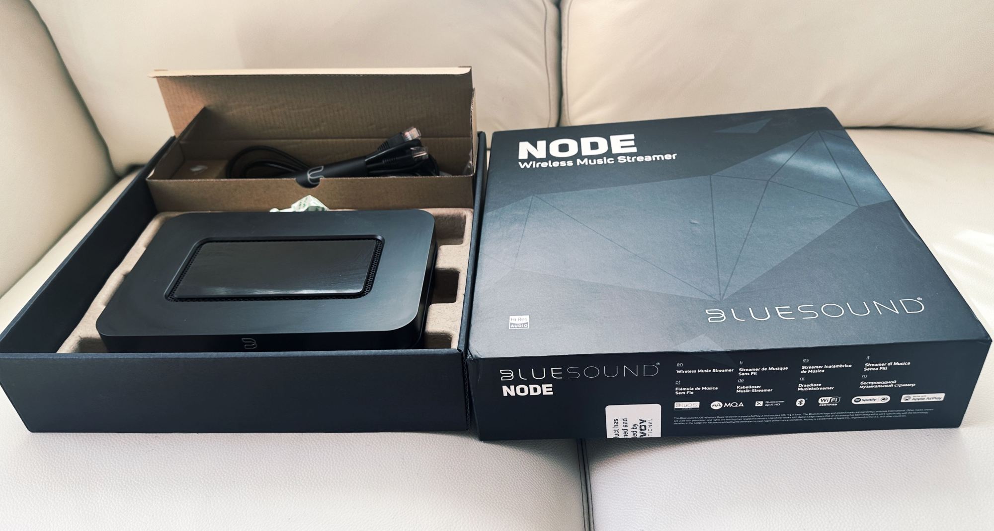 As New in Box Bluesound Node N130 Streamer Spotify Tidal MQA |﻿ Stereo, Home Cinema, Headphones ...