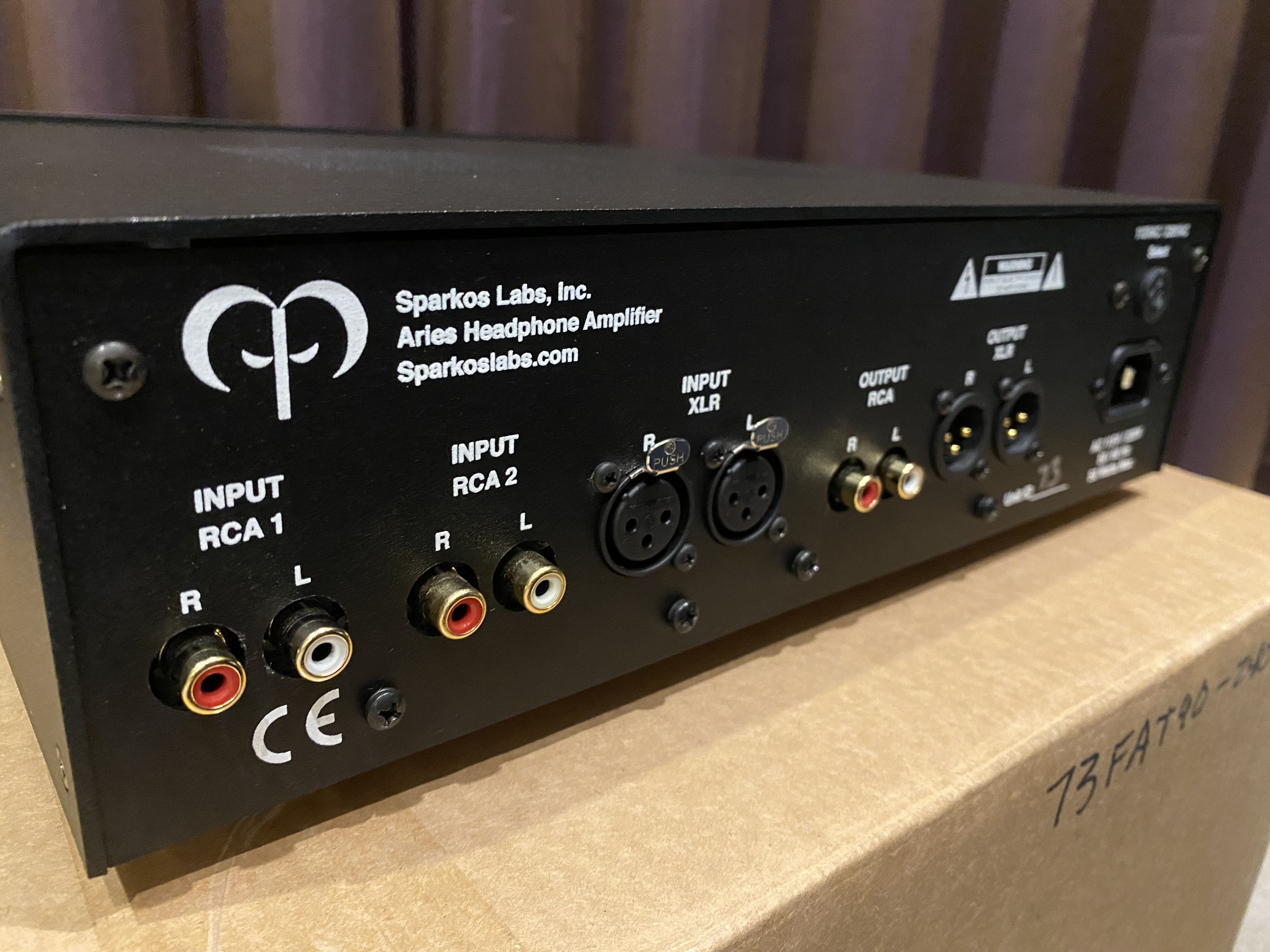 Sparkos Aries TOTL headphone amp / pre amp (full version) |﻿ Stereo ...