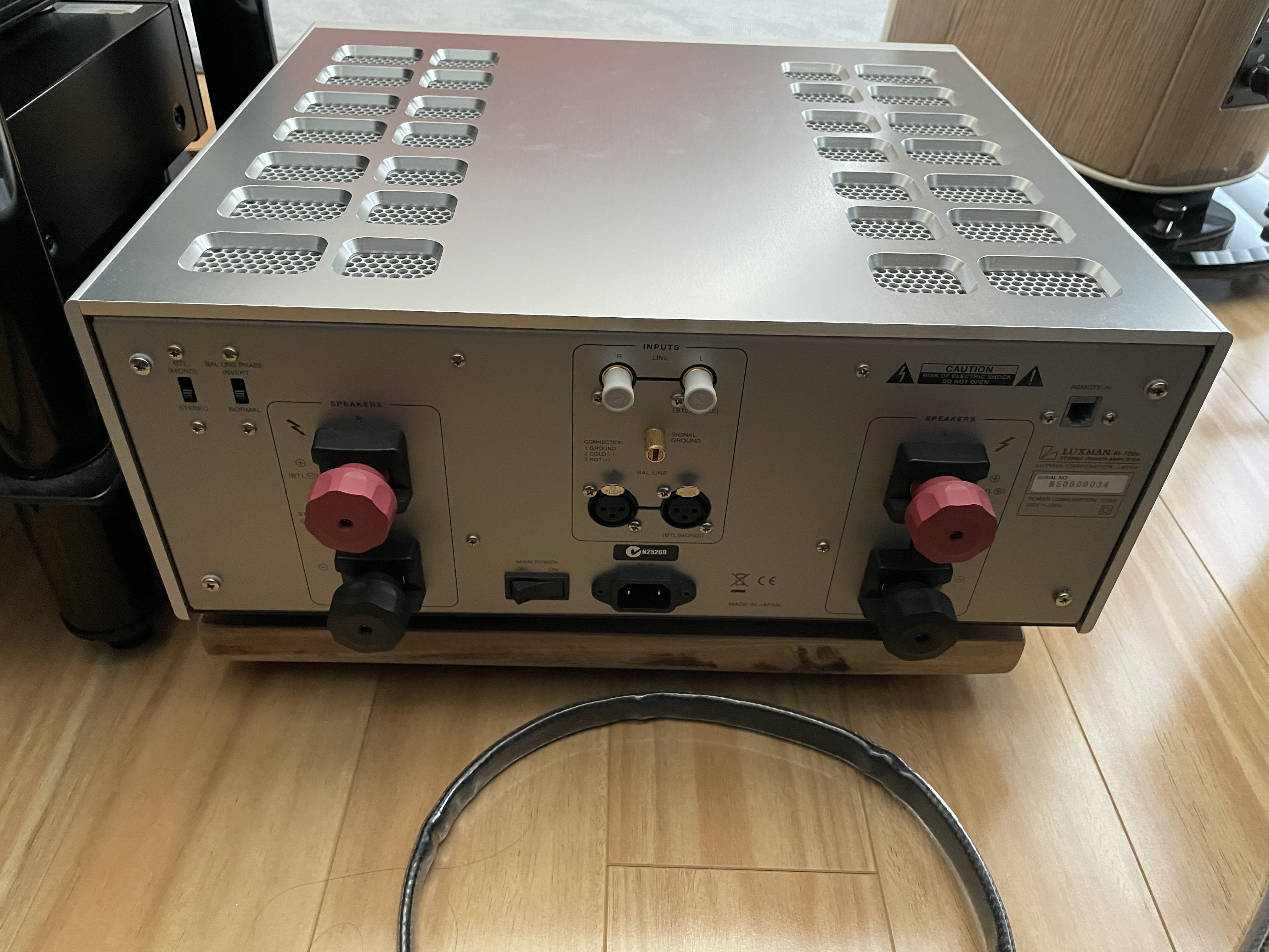 Withdrawn, LUXMAN M700u Power Amplifier |﻿ Stereo, Home Cinema ...