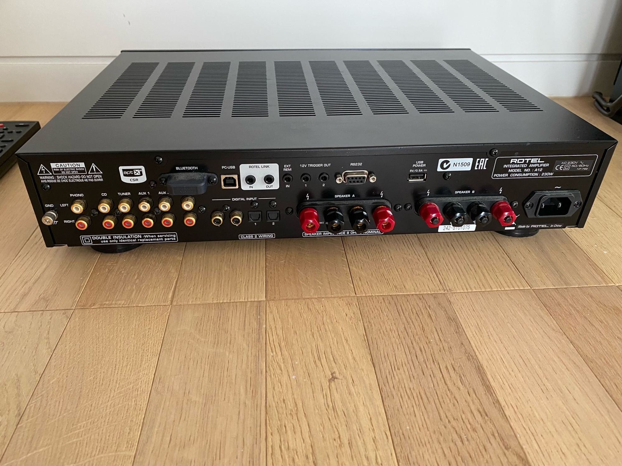 Rotel A12 integrated amplifier black |﻿ Stereo, Home Cinema, Headphones ...