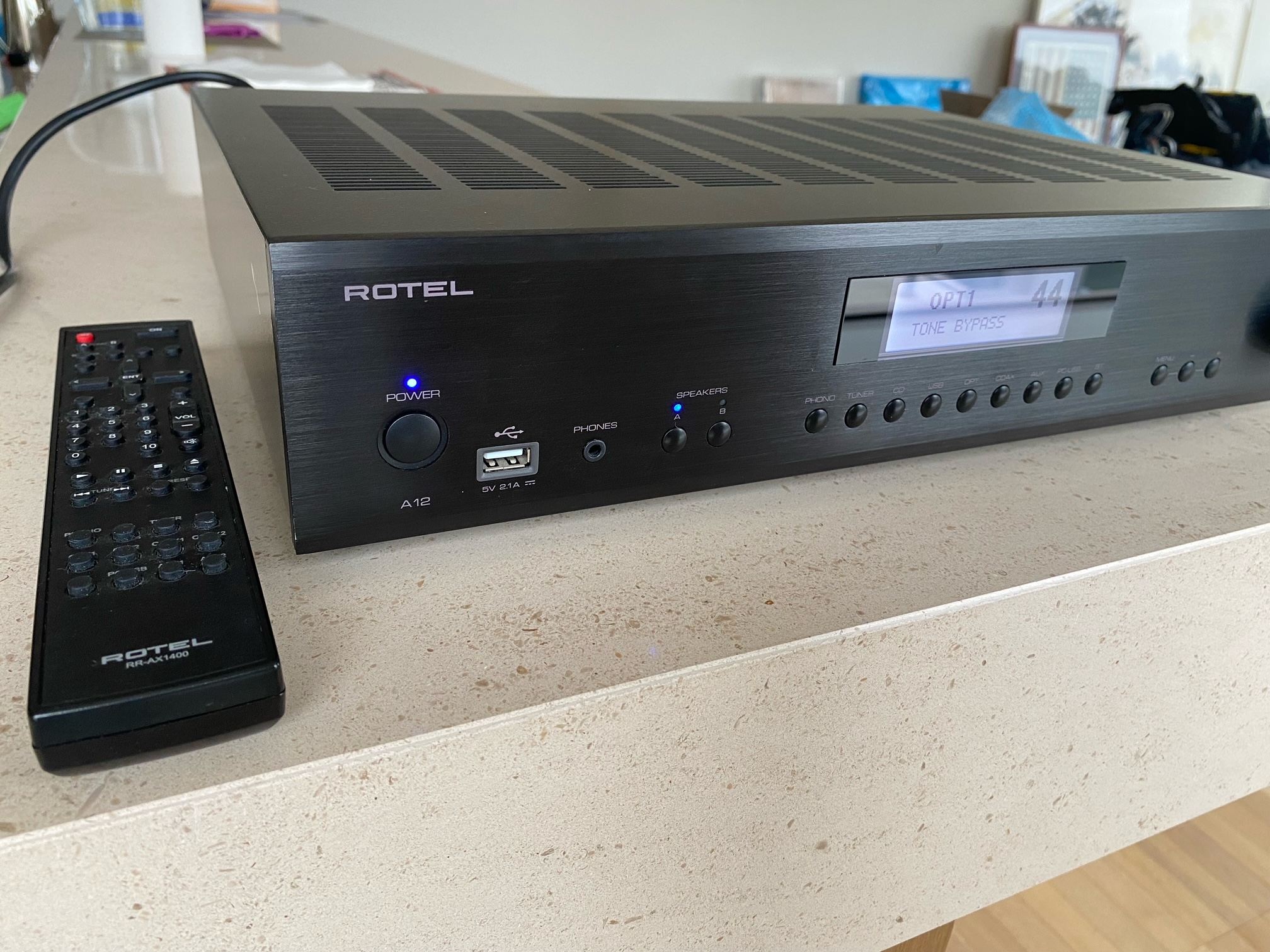 Rotel A12 integrated amplifier black |﻿ Stereo, Home Cinema, Headphones ...