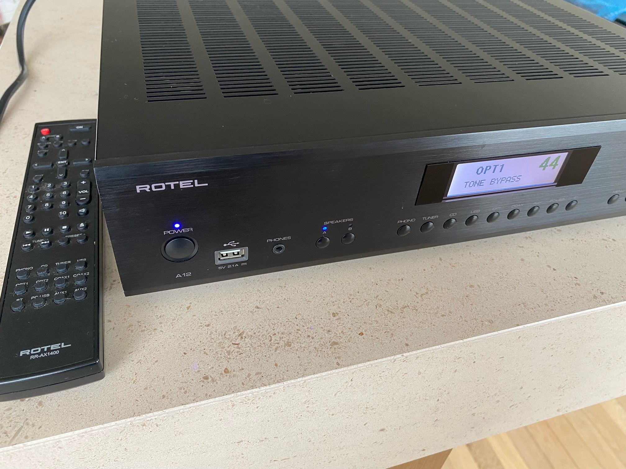 Rotel A12 integrated amplifier black |﻿ Stereo, Home Cinema, Headphones ...