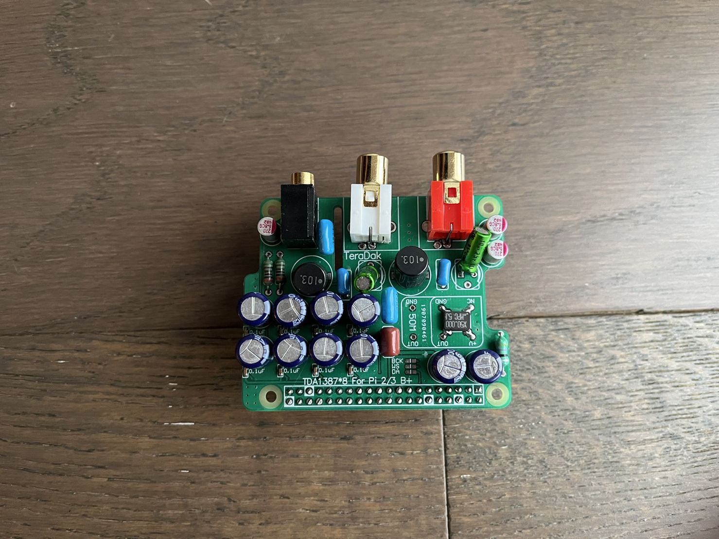 TDA1387 *8 DAC HAT for Raspberry Pi - Hi-Fi and Cinema Cables ...