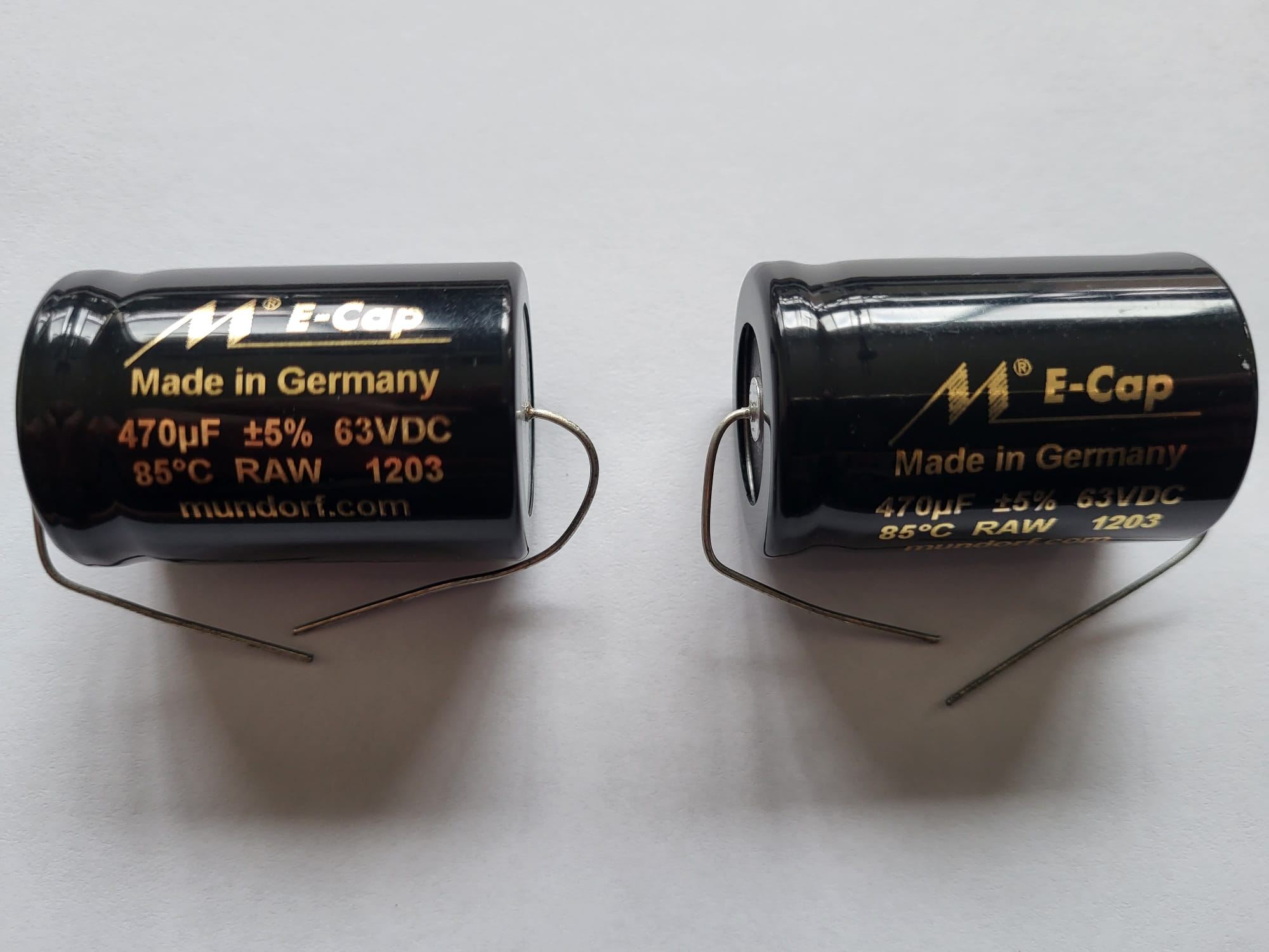 Mundorf E-Cap capacitor 470uf 63VDC pair new |﻿ Hi-Fi and Cinema Cables ...