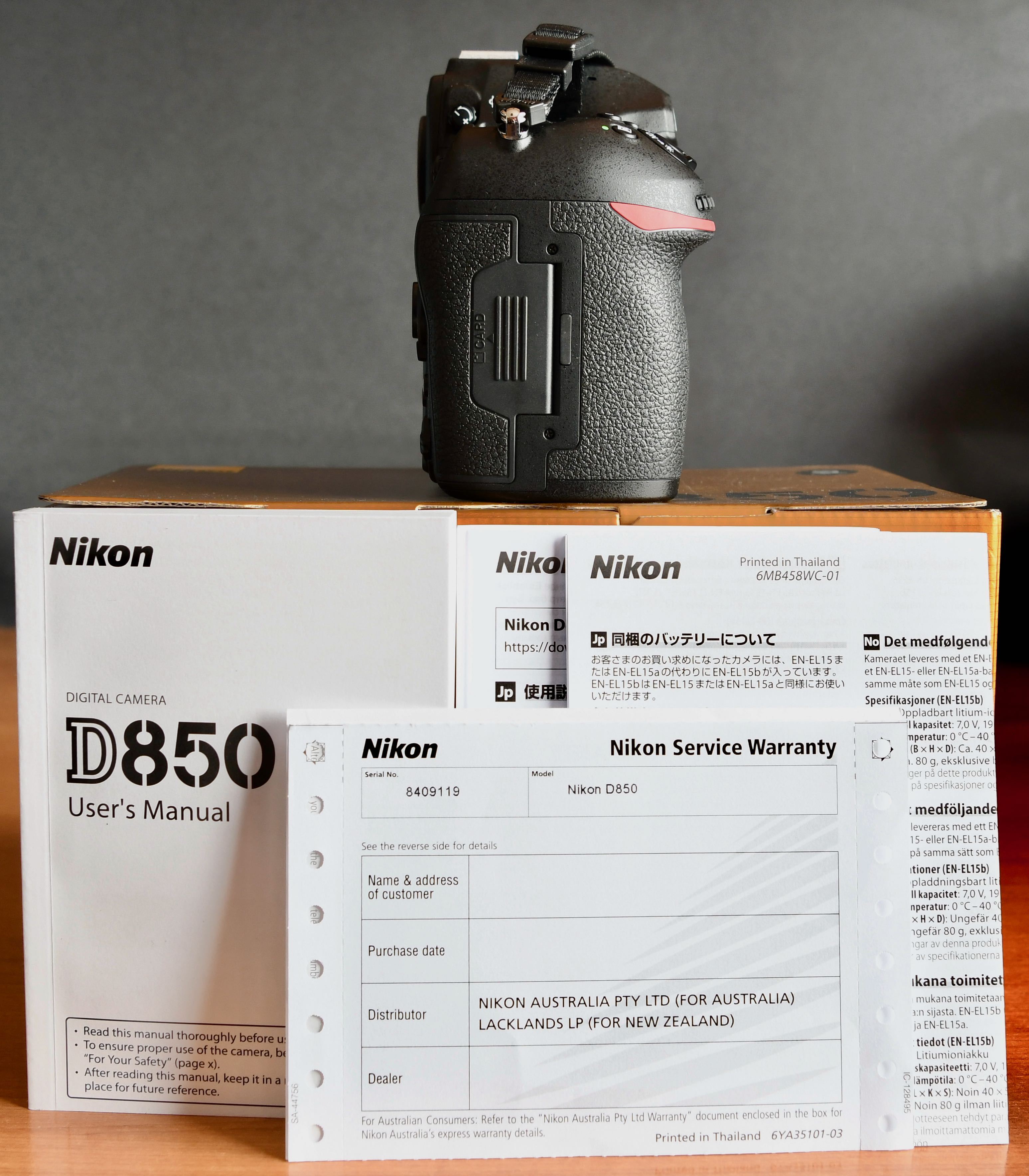 Nikon D850 DSLR MB-D18 Battery Grip - Classifieds - All Other - StereoNET