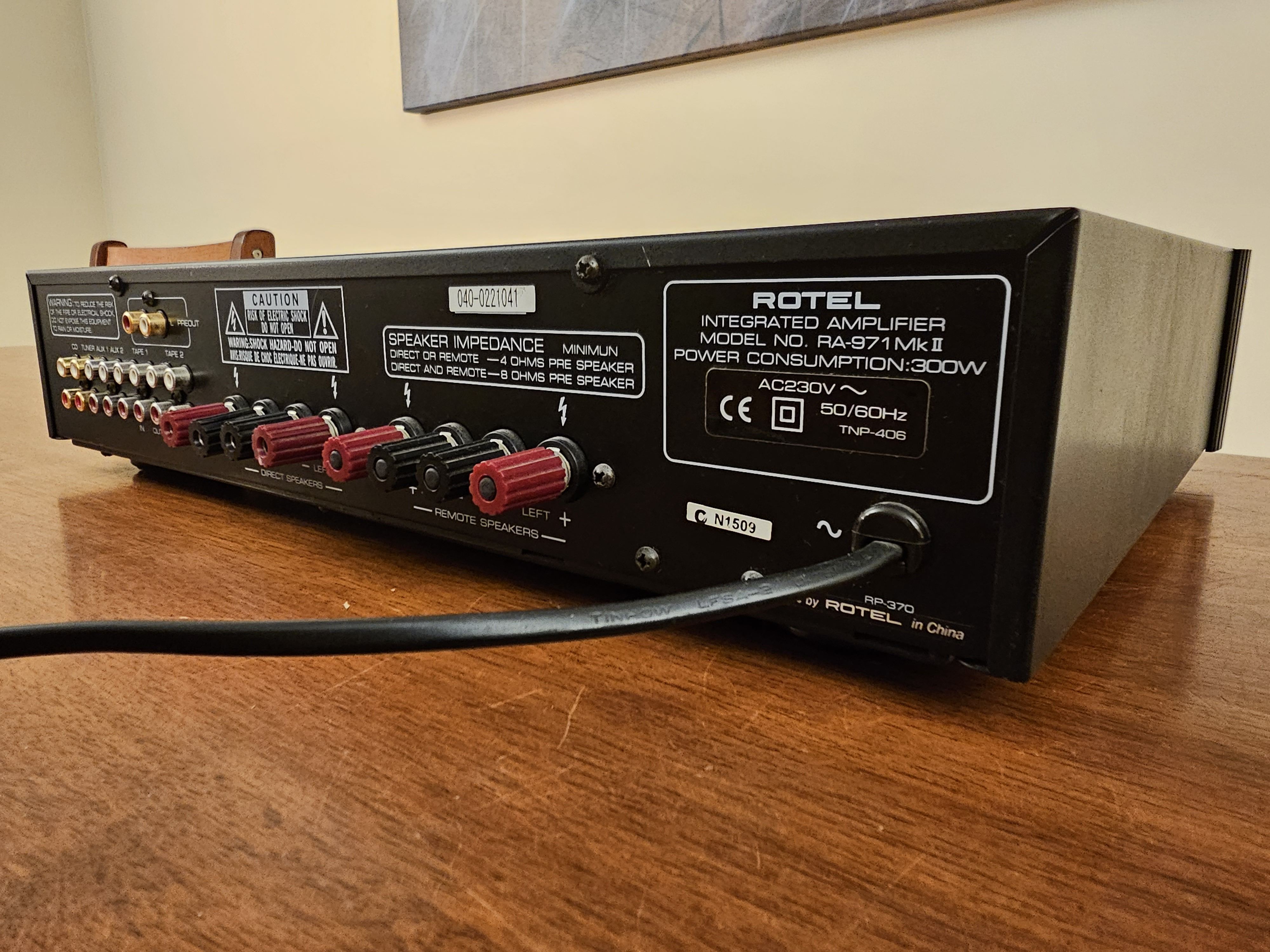 SOLD ELSEWHERE: Rotel RA-971 MKII - Intergrated Amplifer |﻿ Stereo ...