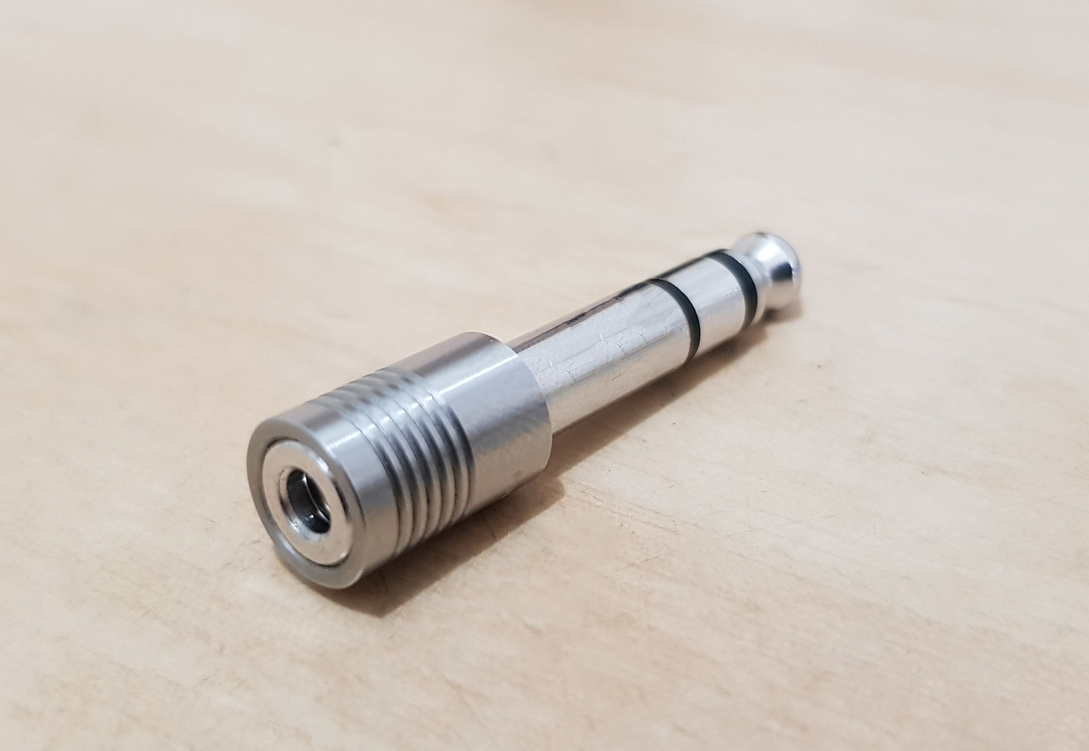 Furutech F63-S(R) Stereo 3.5mm-6.3mm Adapter Rhodium Plated - Hi-Fi and ...