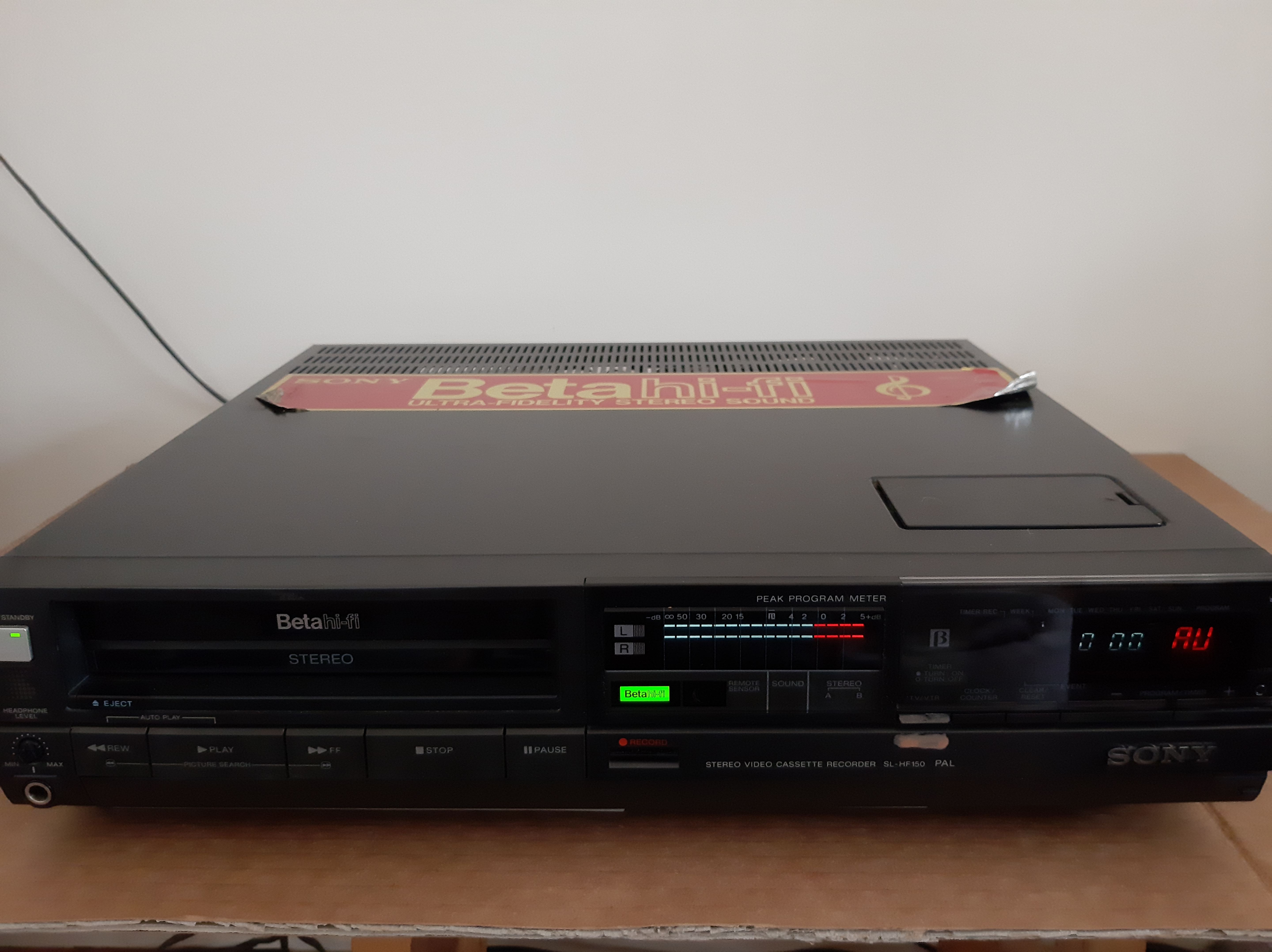 Sony Betamax SL-HF150 Hi-Fi Ultra Fidelity Sound |﻿ Stereo, Home Cinema, Headphones Components