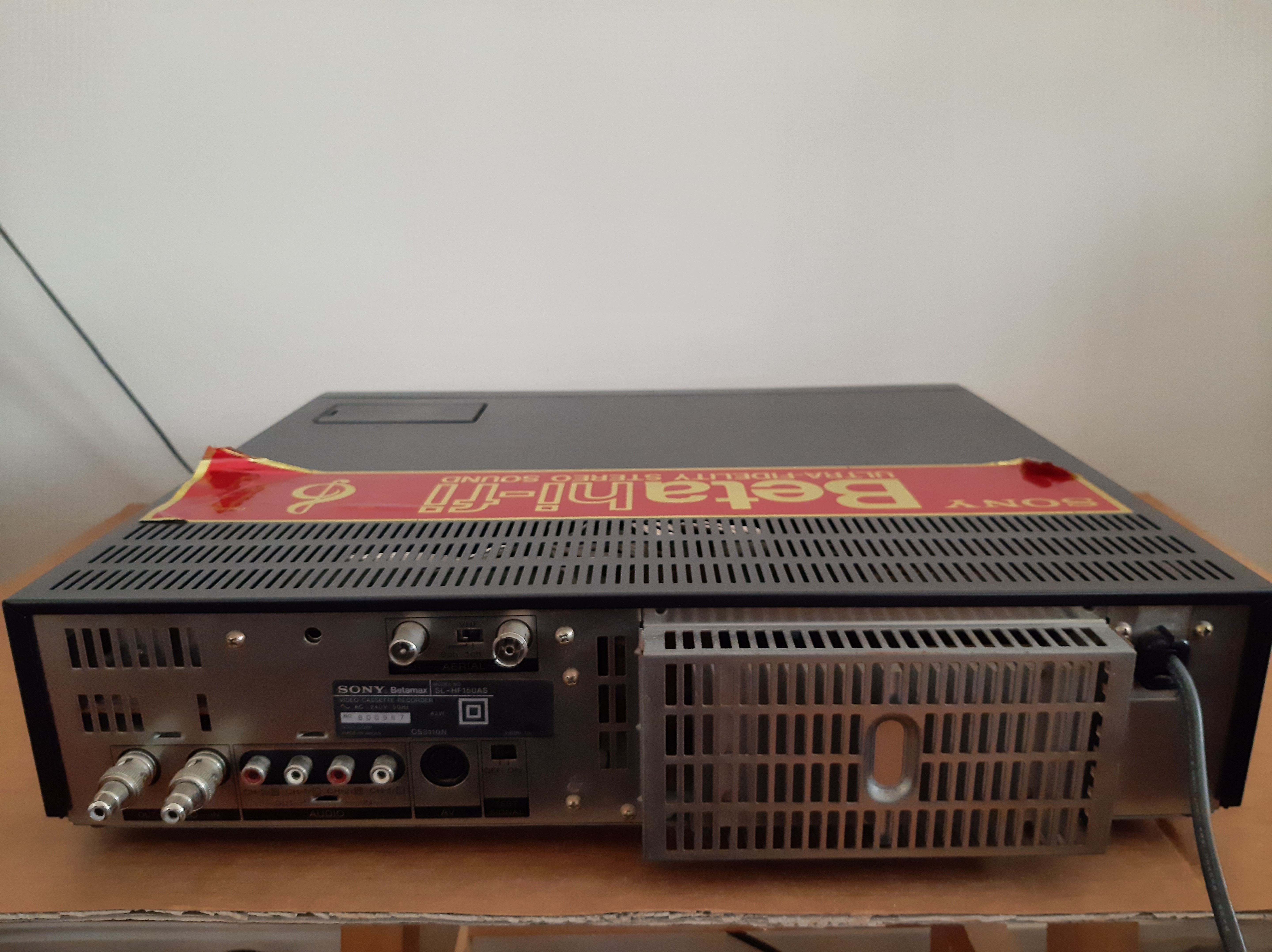 Sony Betamax SL-HF150 Hi-Fi Ultra Fidelity Sound - Stereo, Home Cinema, Headphones Components ...