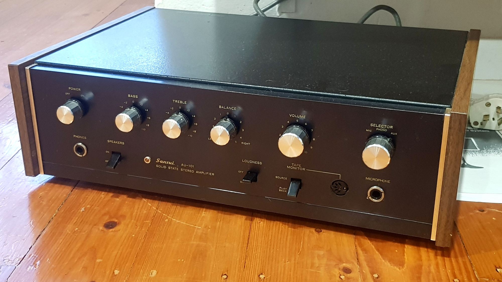Sansui au-101 vintage integrated amplifier fully restored - Stereo ...