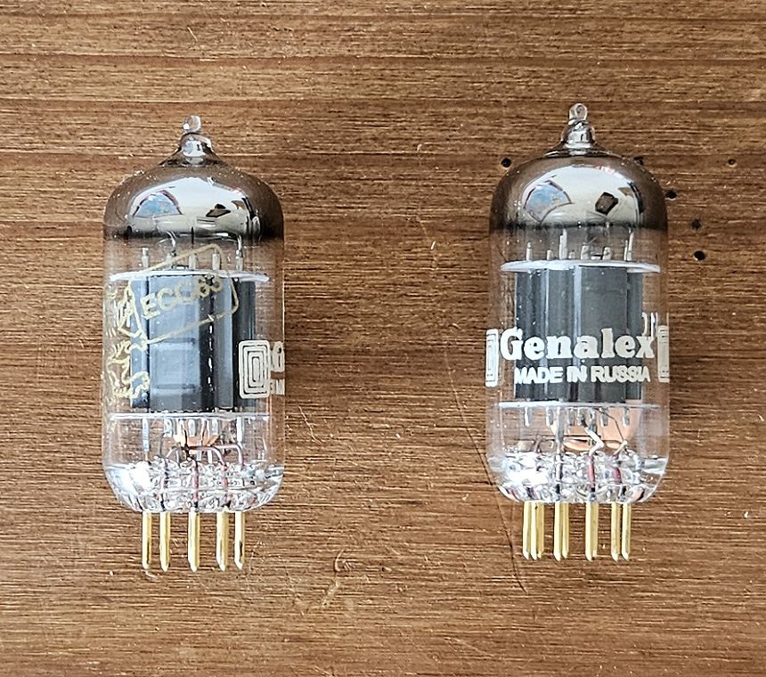 Pair Gold Lion Valves ECC83/12AX7 - Hi-Fi and Cinema Cables ...