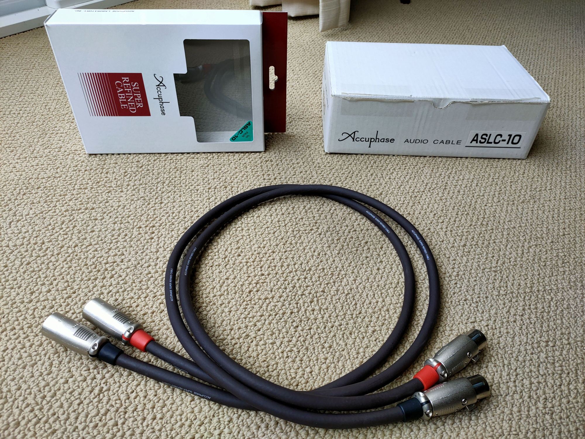 Accuphase ASLC-10 Balanced XLR Cables |﻿ Hi-Fi and Cinema Cables ...