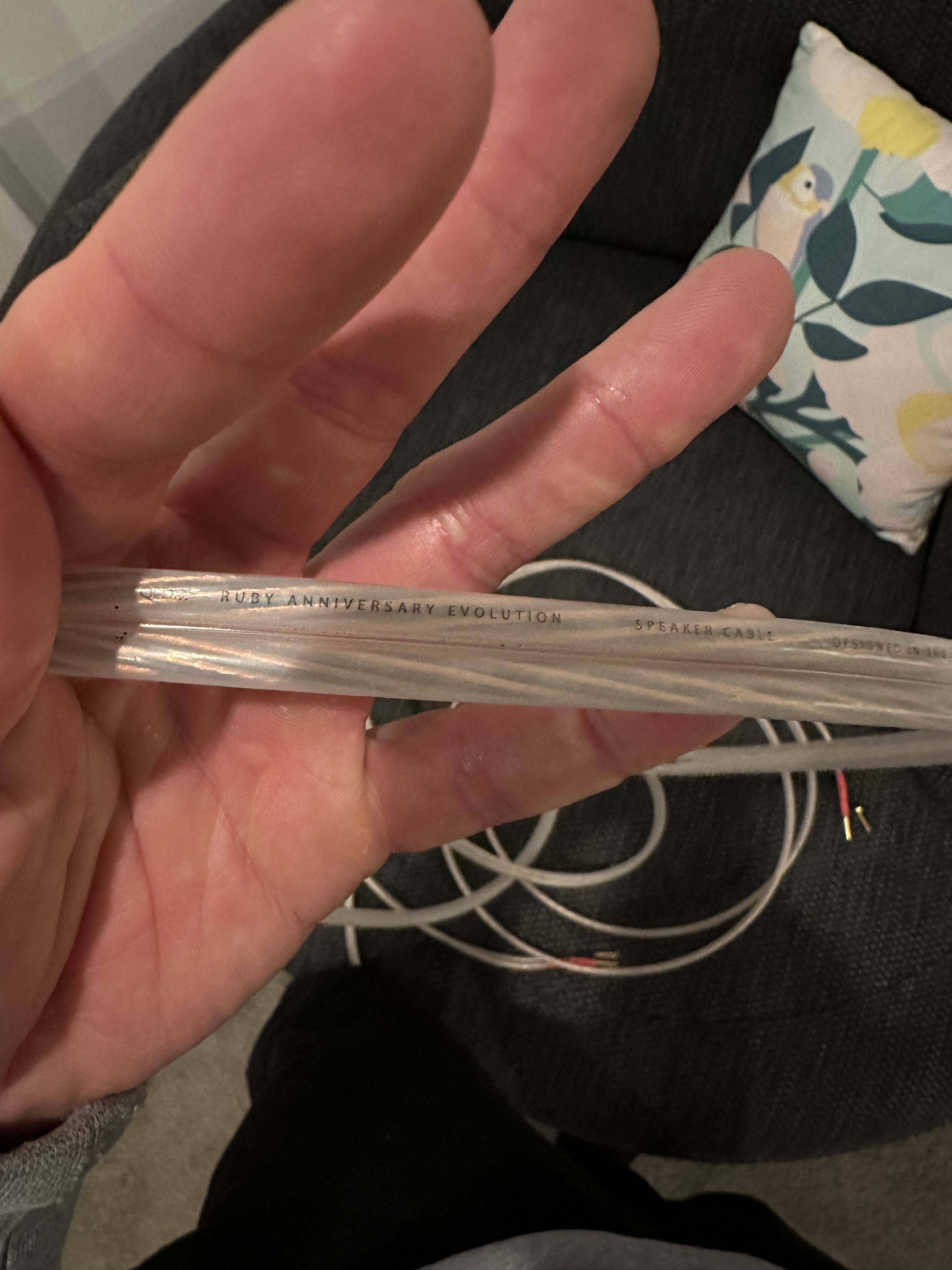 QED Ruby Anniversary 3m speaker cables |﻿ Hi-Fi and Cinema Cables & Accessories