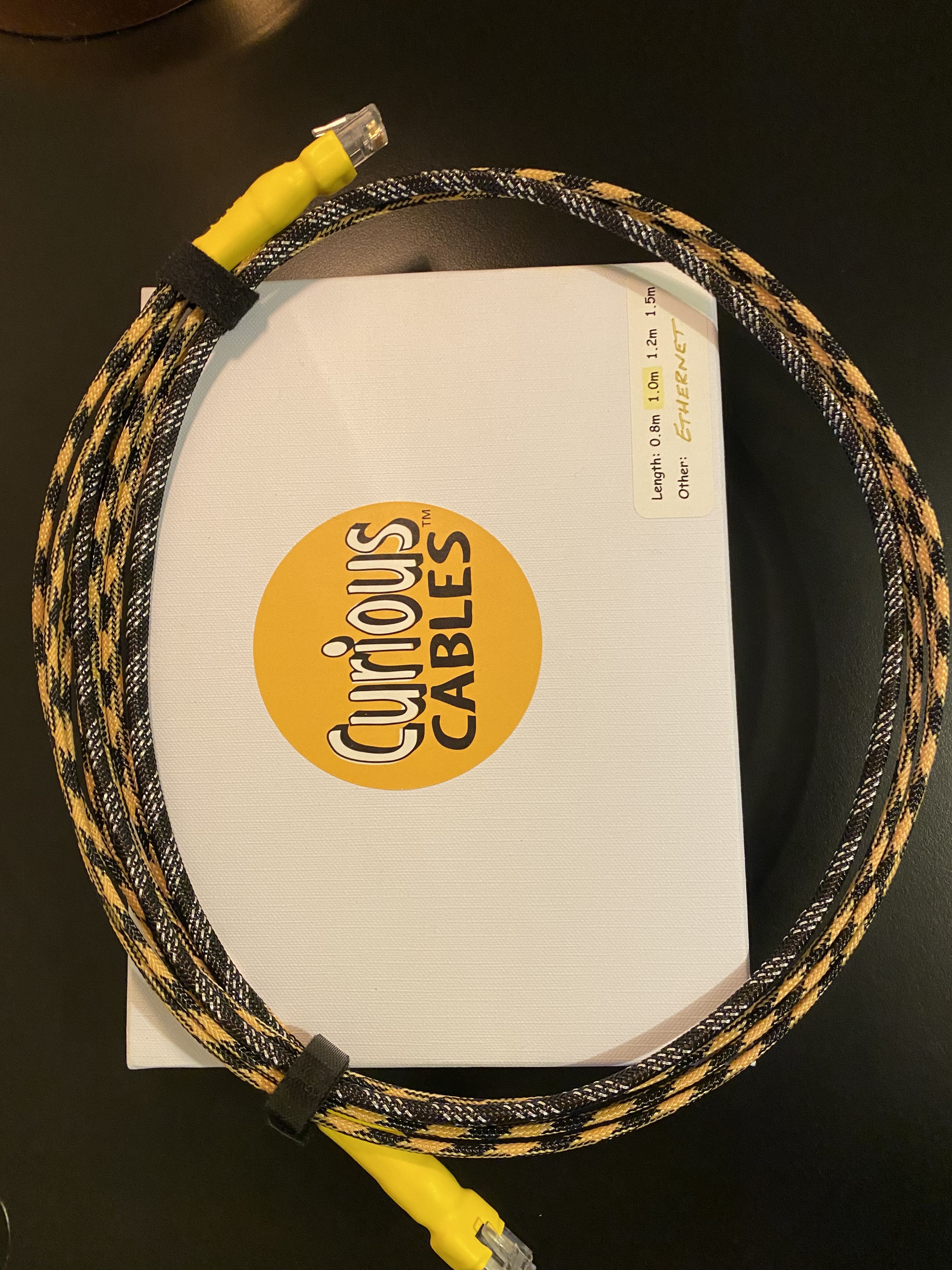 Curious Cables Ethernet Cable - 1 metre - Hi-Fi and Cinema Cables ...