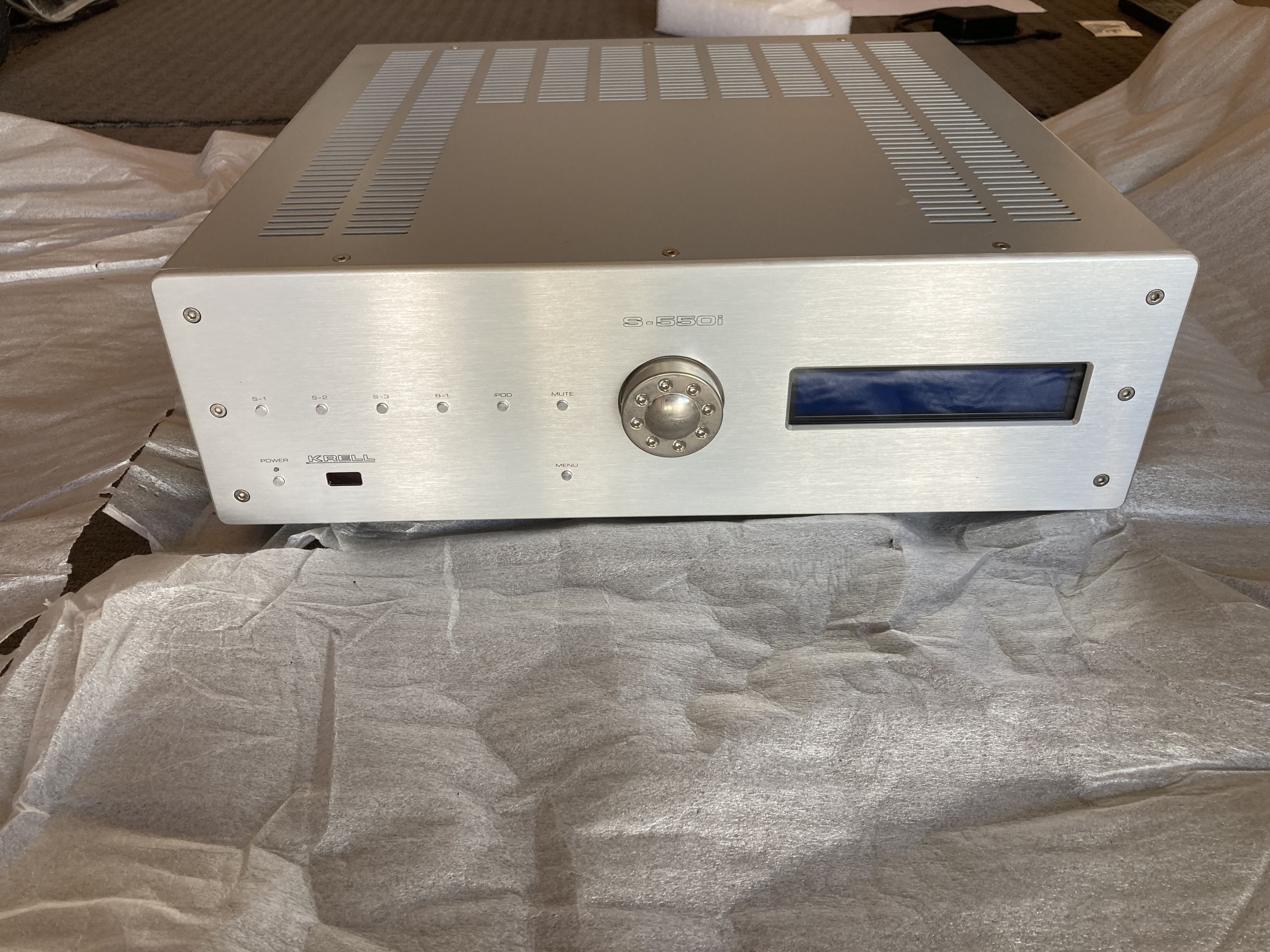 KRELL S-550i INTEGRATED AMPLIFIER - Stereo, Home Cinema, Headphones ...
