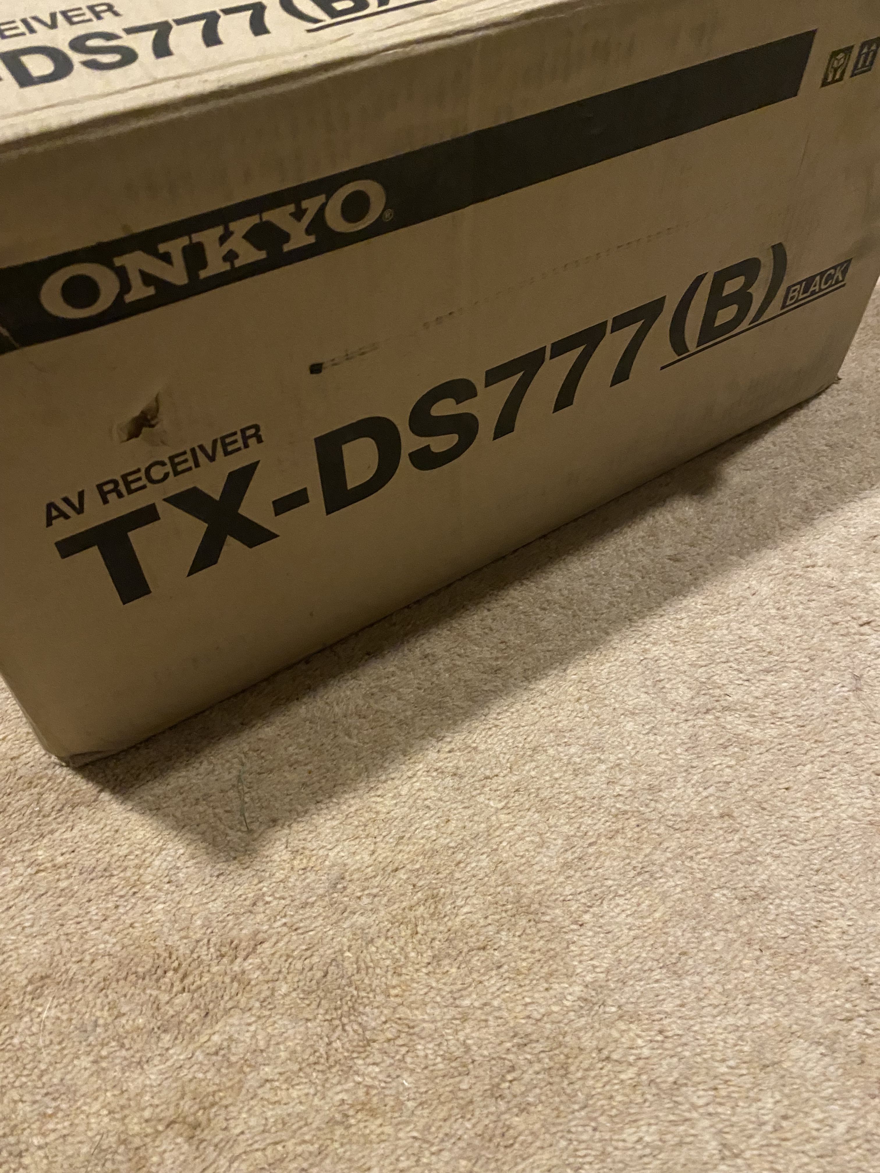 FS: Onkyo TX-DS777. |﻿ Stereo, Home Cinema, Headphones Components