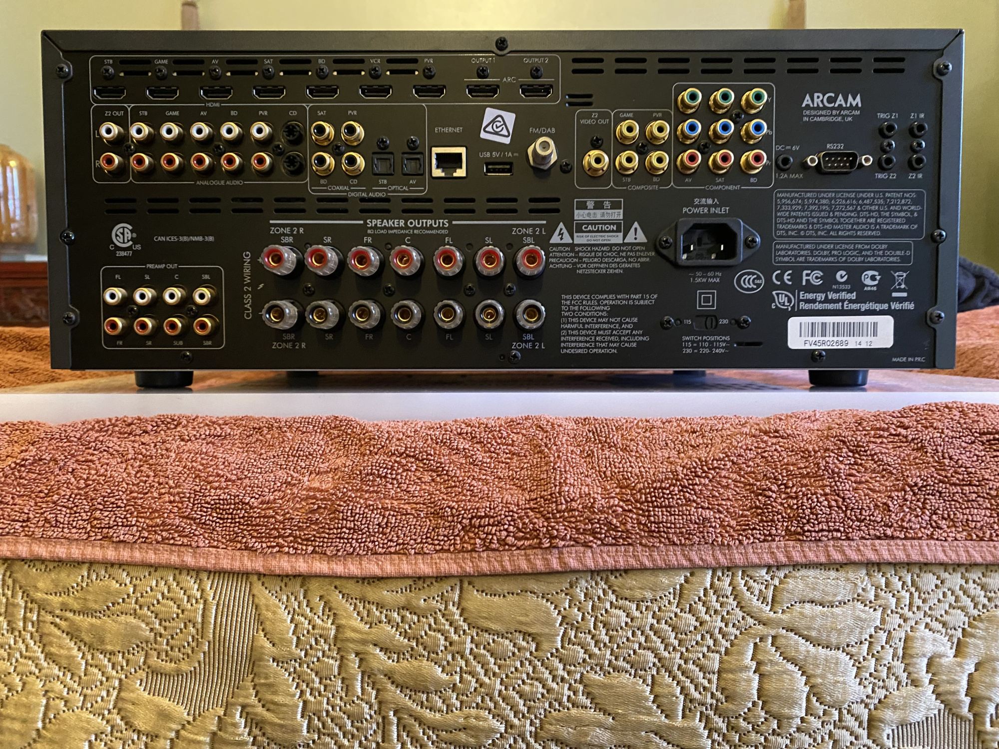 ARCAM fmj AVR 450 surround amplifier - Stereo, Home Cinema, Headphones ...