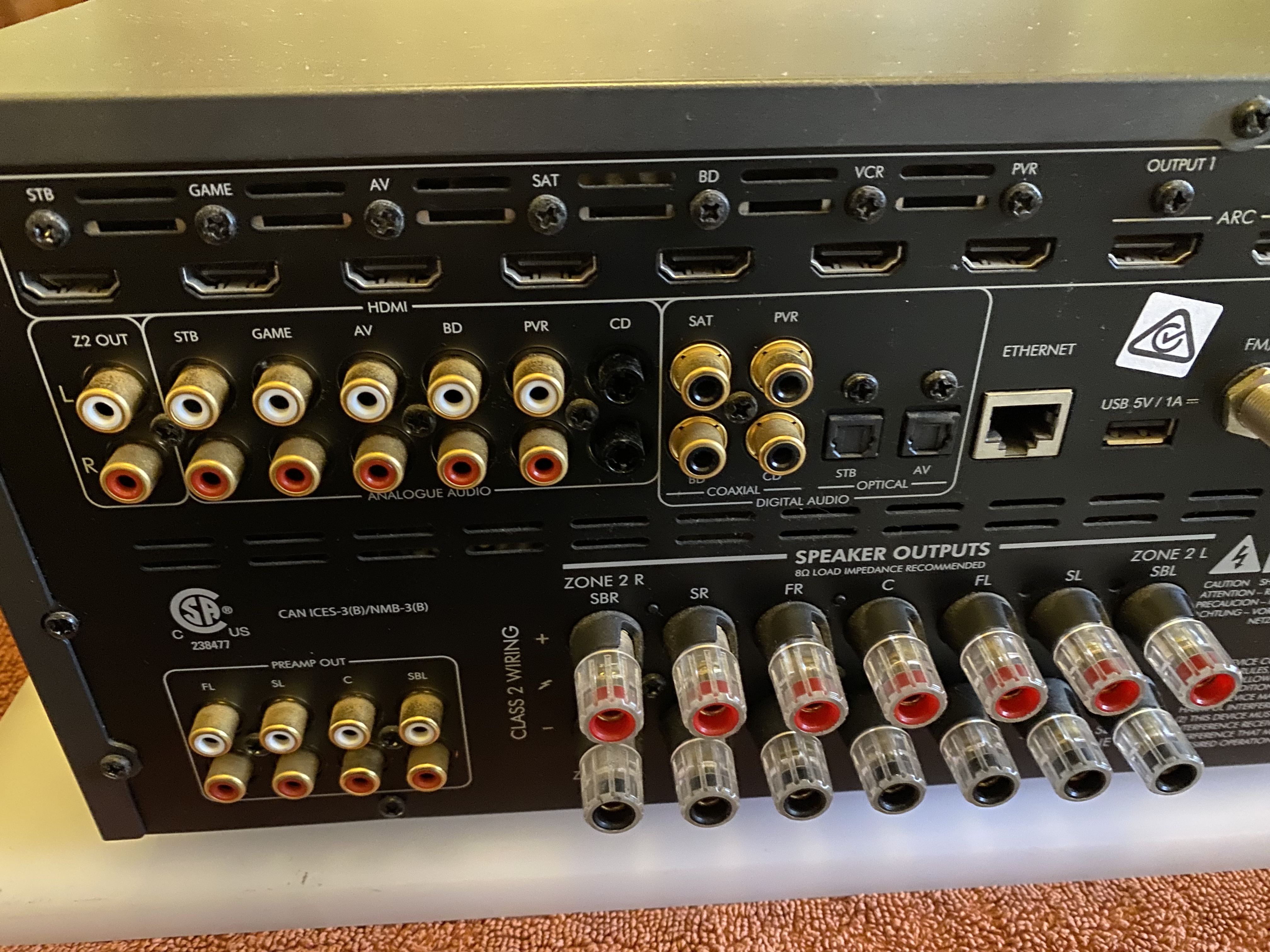ARCAM fmj AVR 450 surround amplifier - Stereo, Home Cinema, Headphones ...