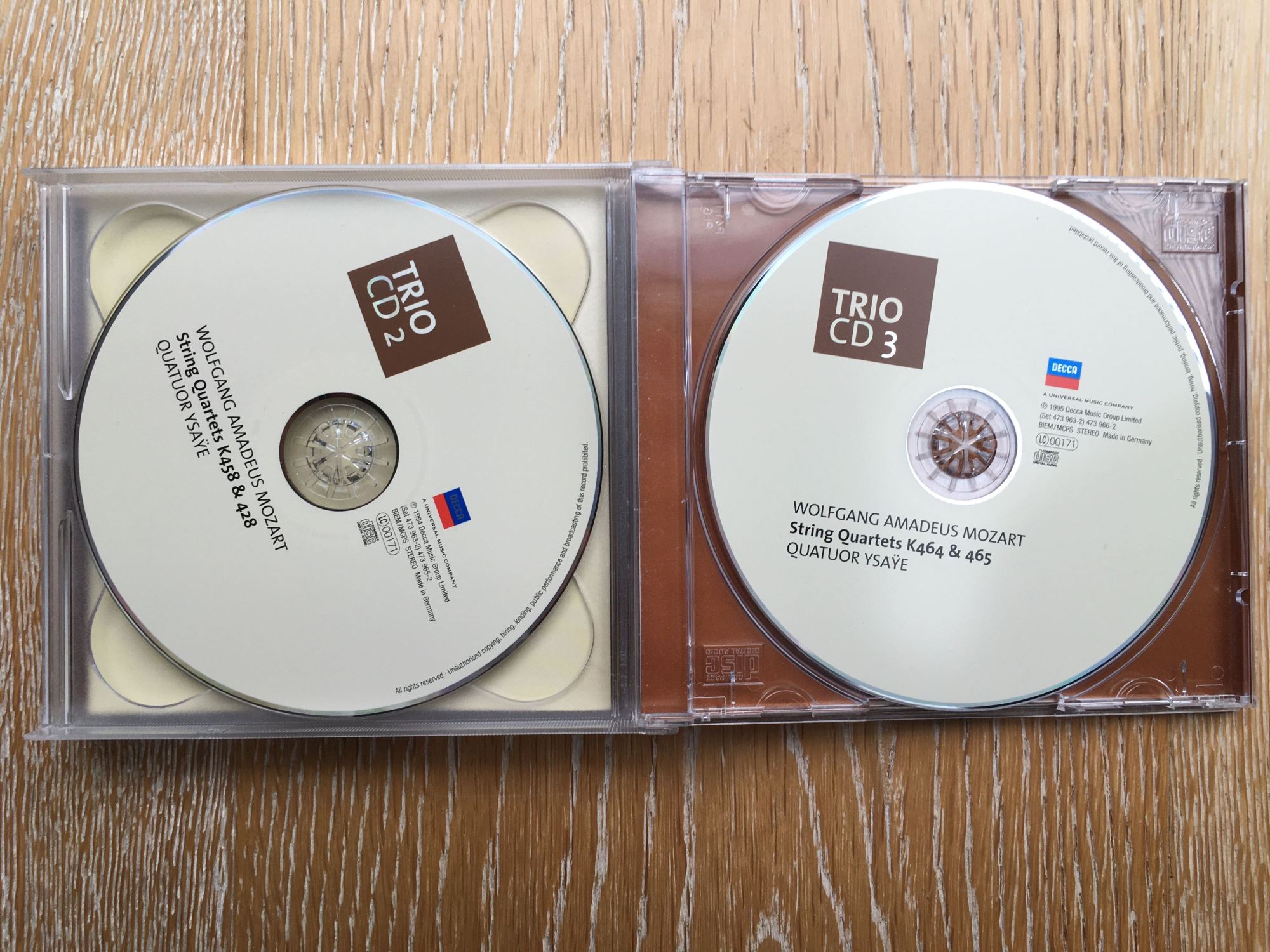 Mozart 6 String Quartets dedicated to Haydn 3 CDs - Vinyl, CD, and Blu-ray - StereoNET