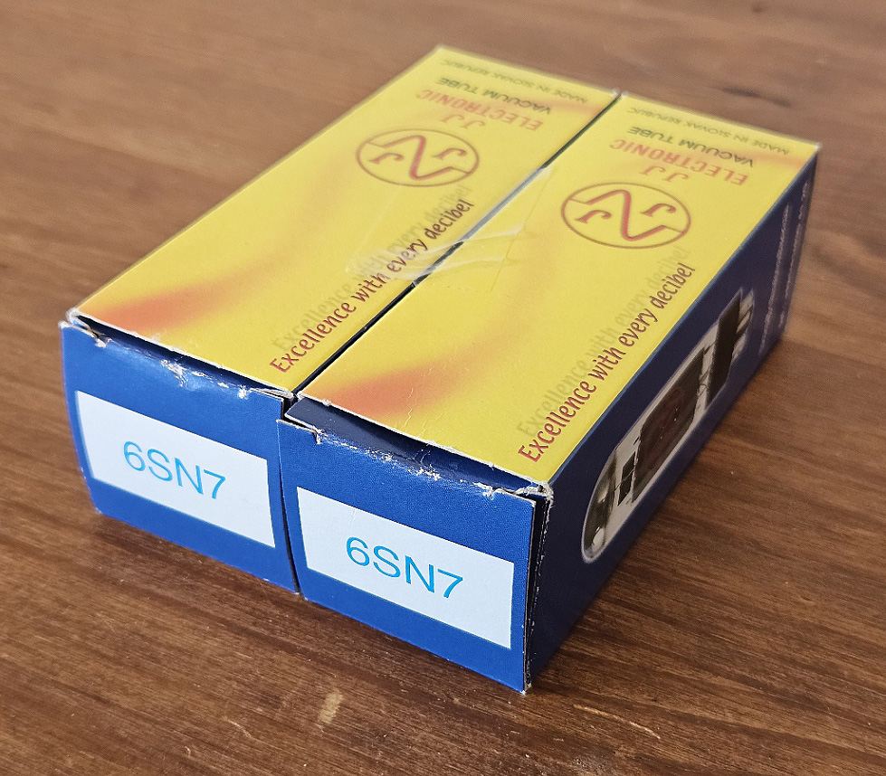 JJ Electronics 6SN7 Pair Valves - Hi-Fi and Cinema Cables & Accessories ...