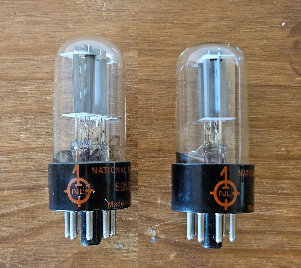Pair of National 6SN7 Valves - Hi-Fi and Cinema Cables & Accessories ...