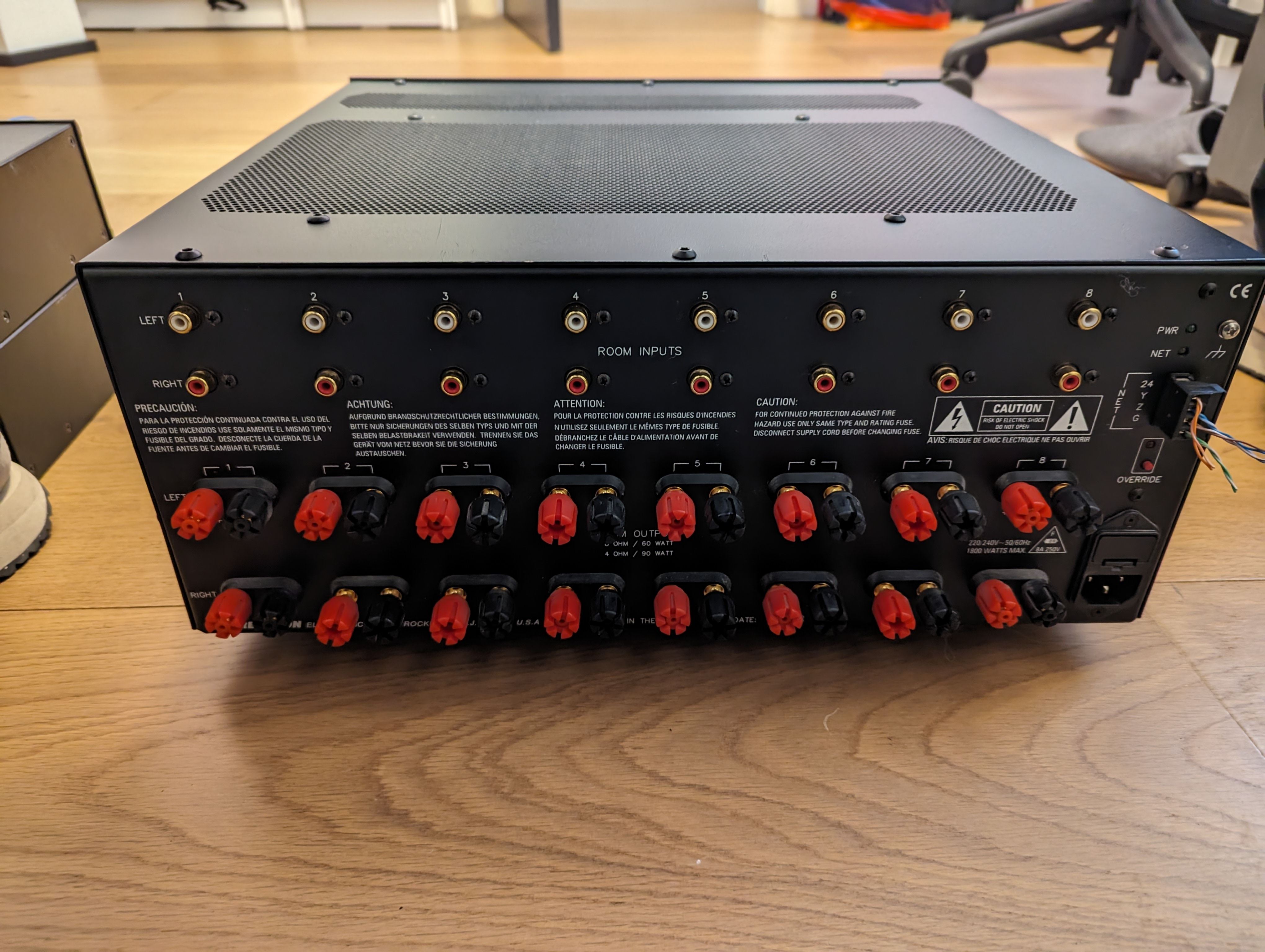 Crestron CNAMPX-16X60 Professional 16 Channel Amplifier ++ - Stereo ...