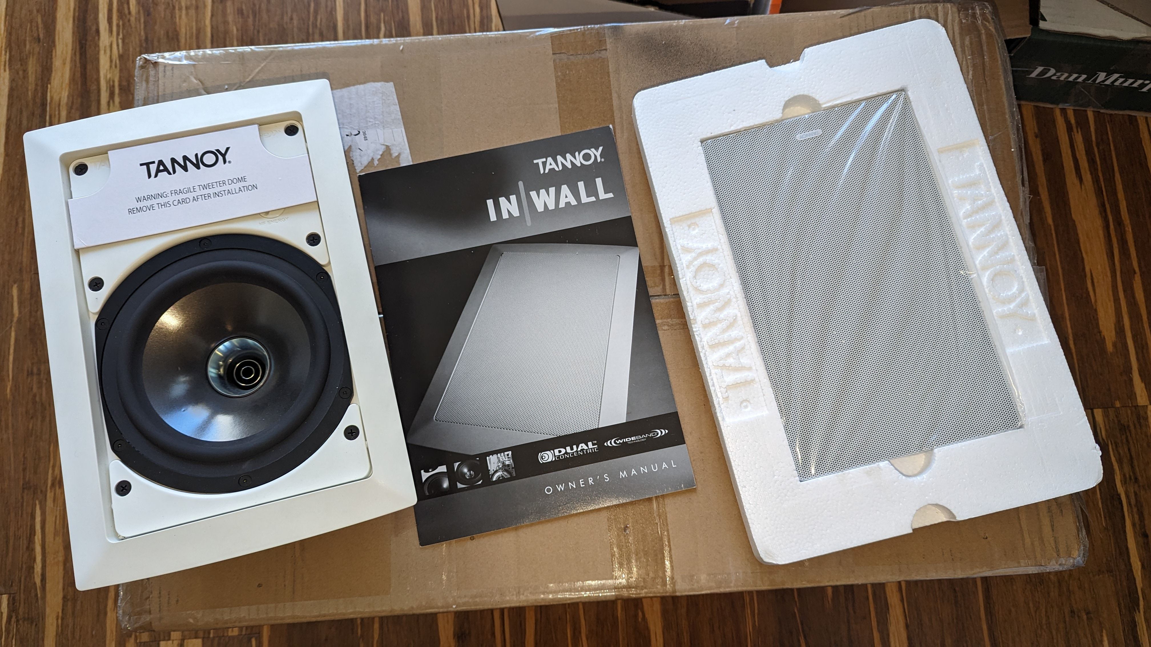 4x Tannoy IW6-TDC Inwall Speakers-Dual Concentric Supertweet - Stereo ...