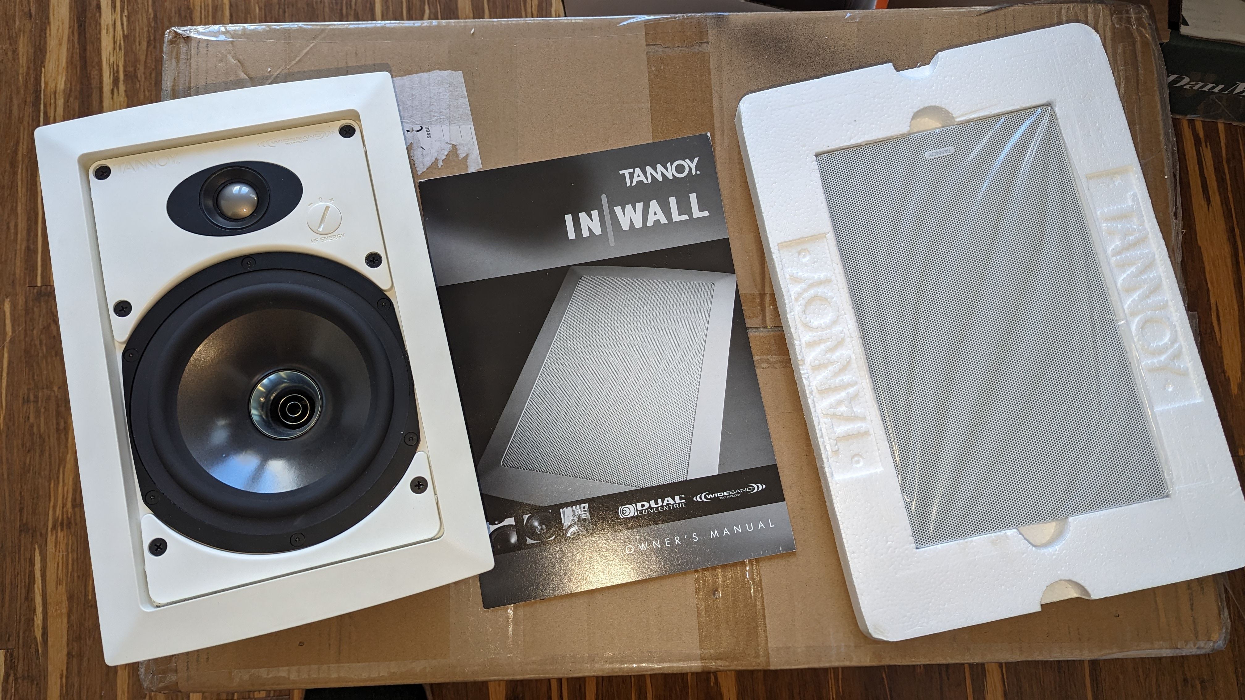 4x Tannoy IW6-TDC Inwall Speakers-Dual Concentric Supertweet - Stereo ...